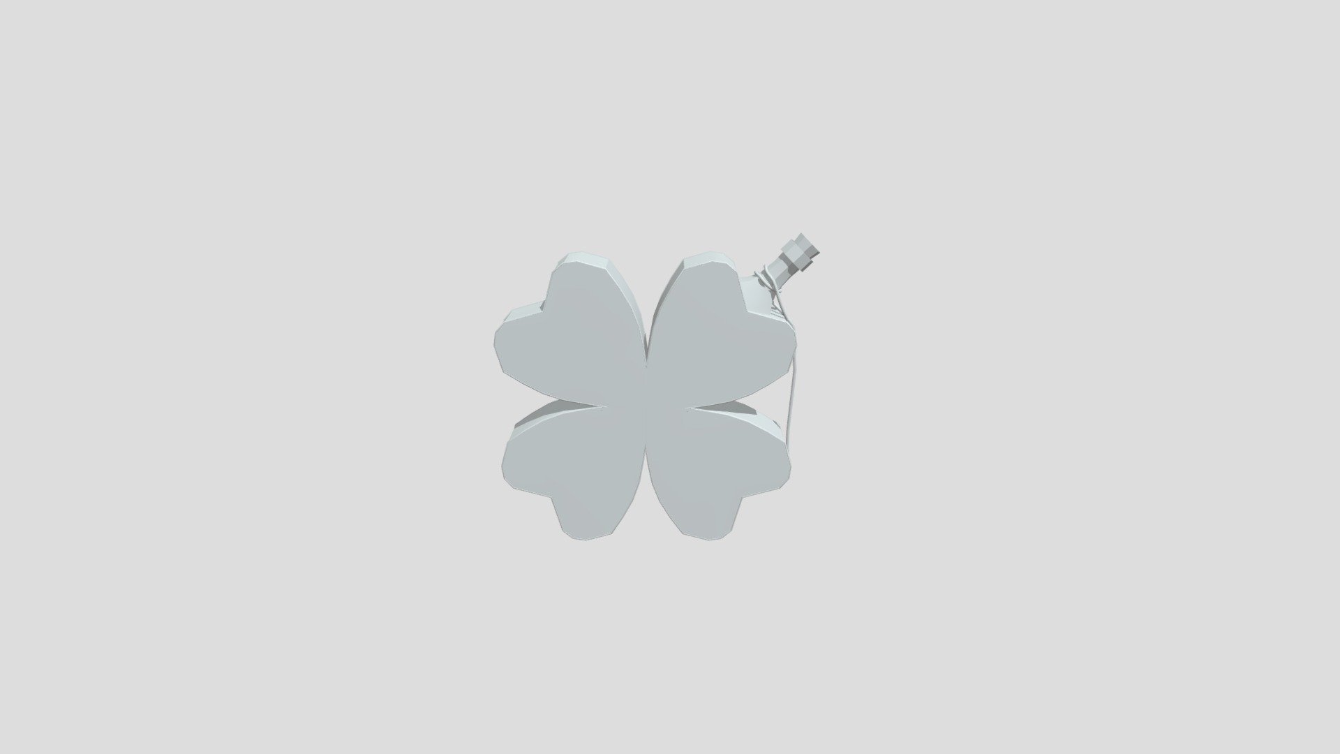 [Low Poly] 4-Leaf Clover Luck Potion - 3D model by nitromodel [0d94274 ...