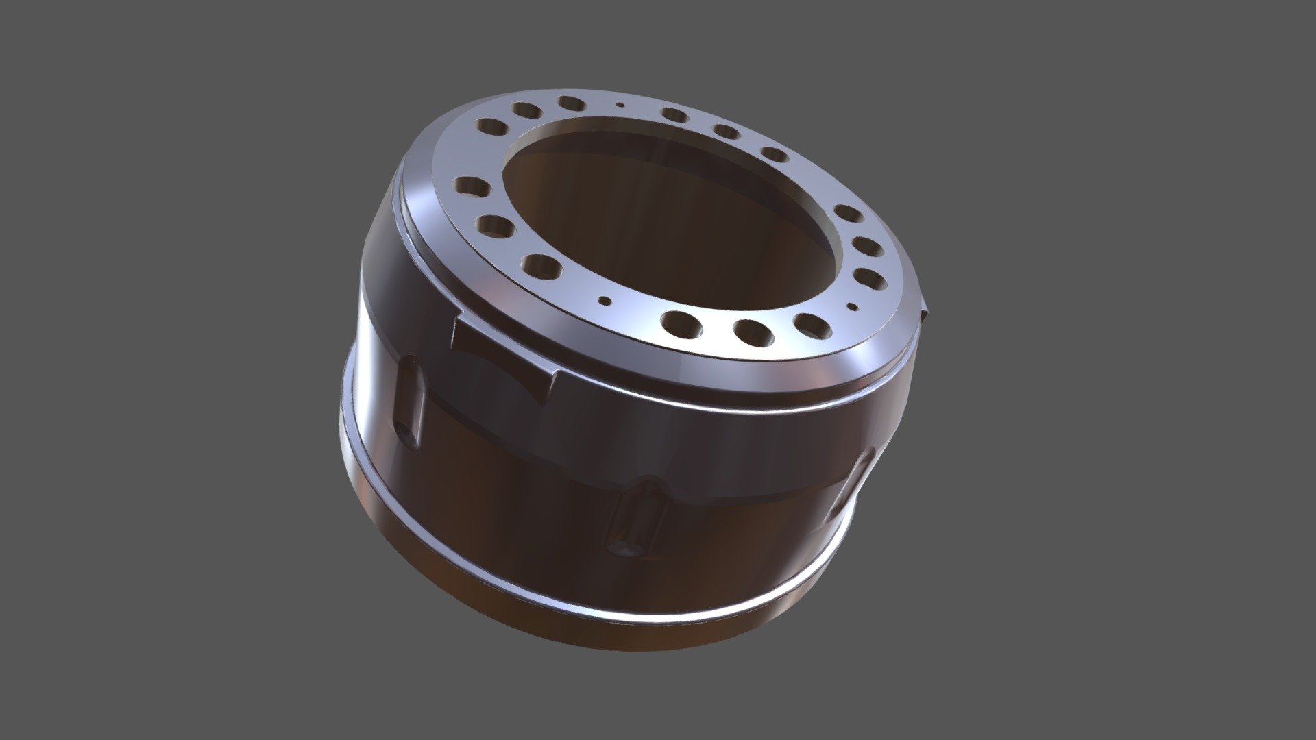 Барабан тормозной MAN 81501100213 - 3D model by t-voz [0d9454d] - Sketchfab
