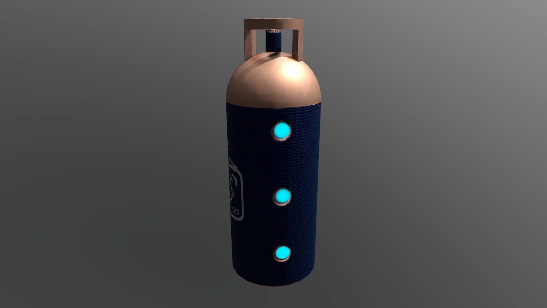 Oxygen Tank - 3D model by arthuntervera [0d94acc] - Sketchfab