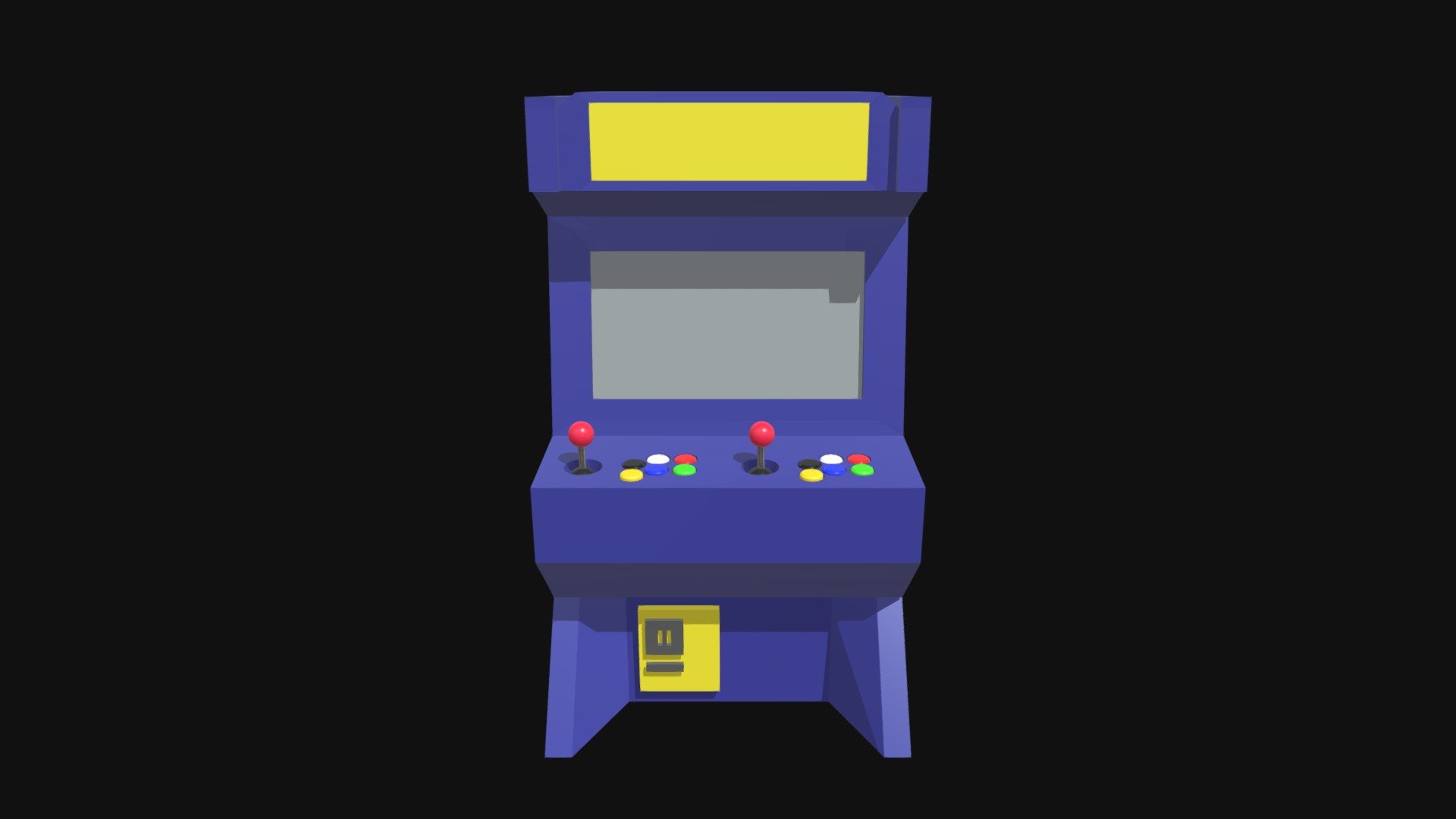 ARCADE MACHINE - Download Free 3D model by wanna96id [0d94e49] - Sketchfab