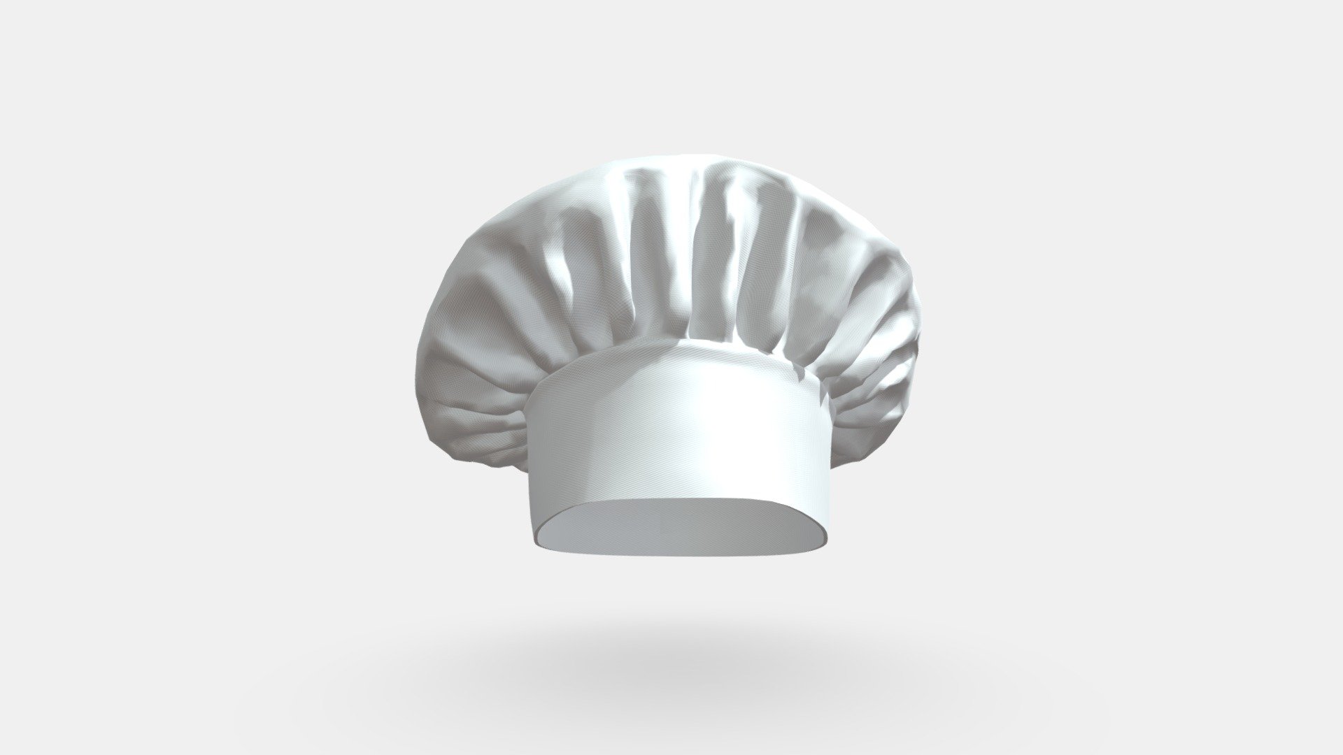 Chef Hat - Buy Royalty Free 3D model by rebrandy [0d95735] - Sketchfab ...