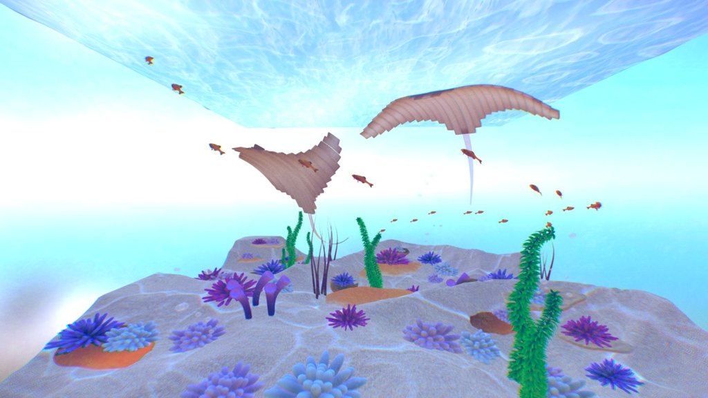 Under the sea - 3D model by eliseflahaux [0d96e0d] - Sketchfab