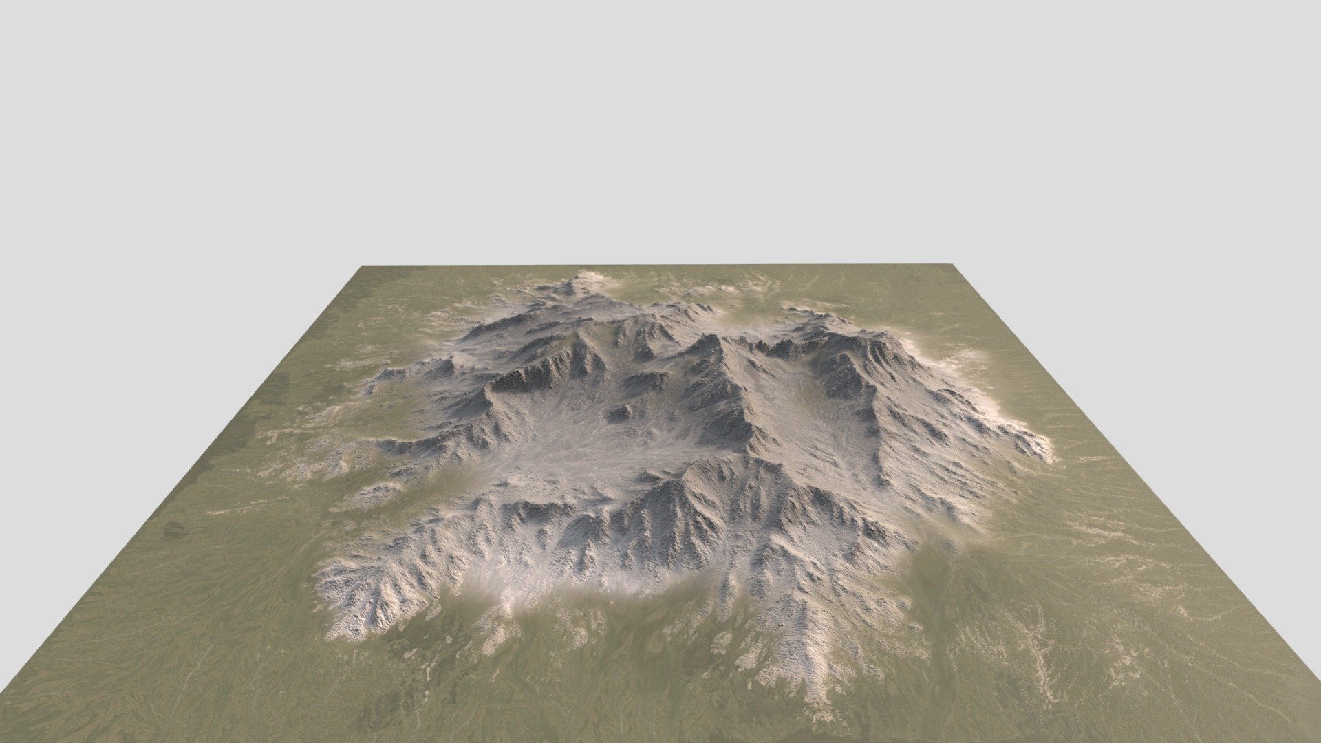Volcano_Mountain_Terrain Version 4 - Buy Royalty Free 3D model by ...