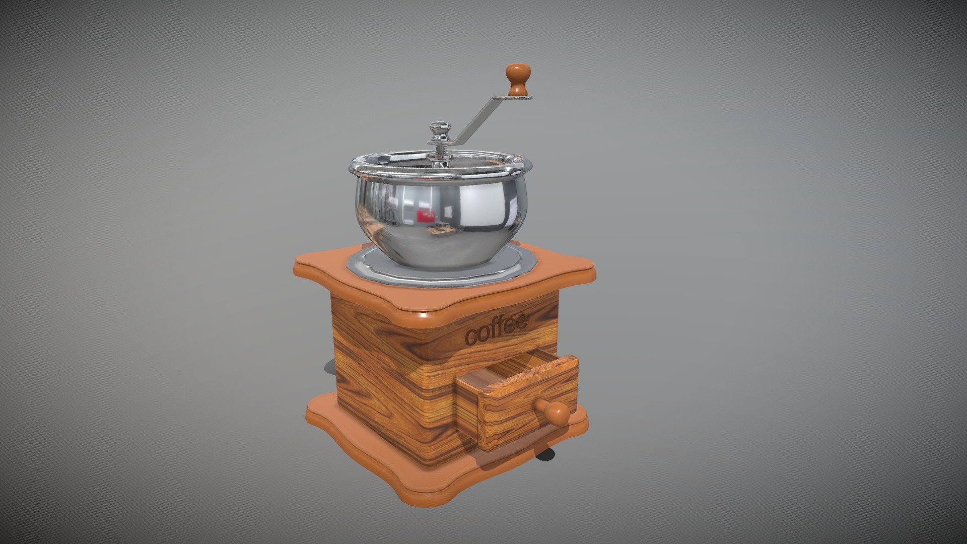 Coffee grinder - 3D model by Sall [0d99274] - Sketchfab