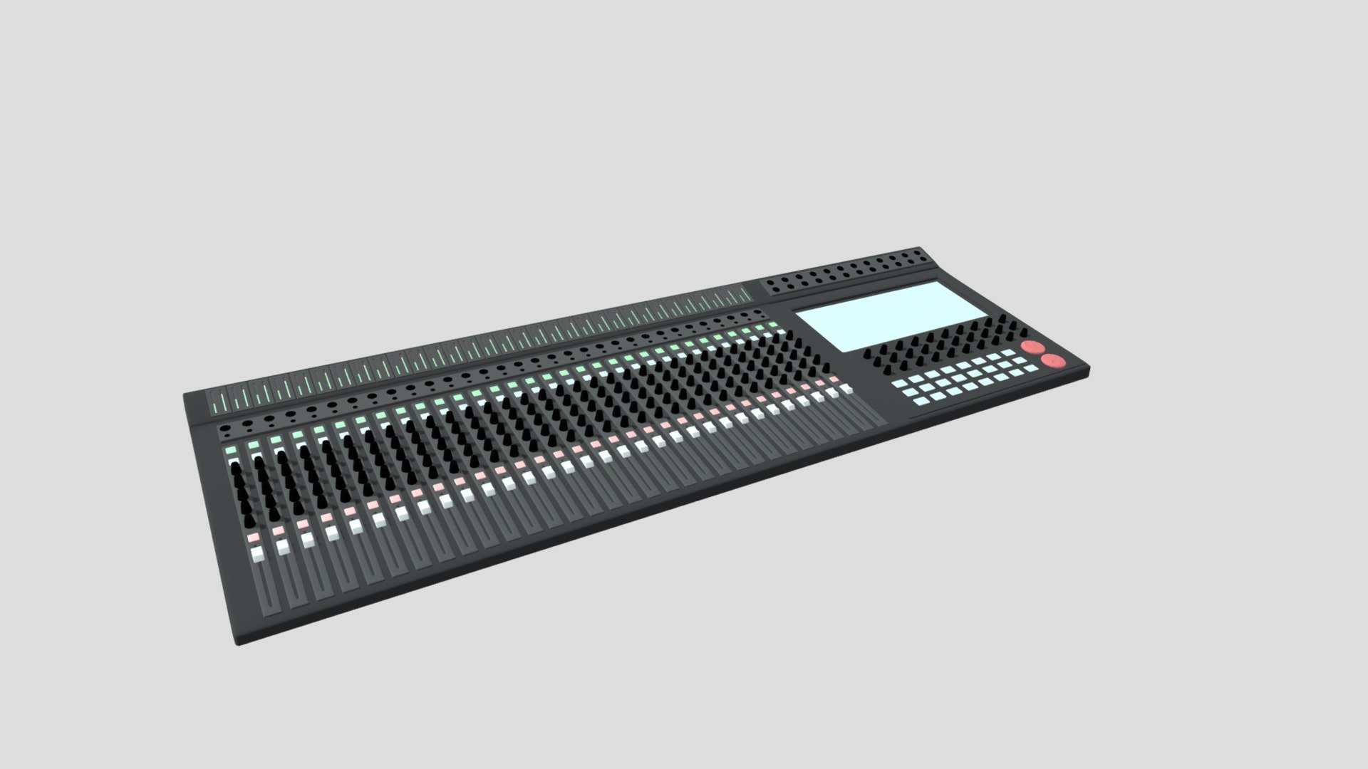 Mixing Console - 3D model by ruslanmikaielian [0d999bf] - Sketchfab