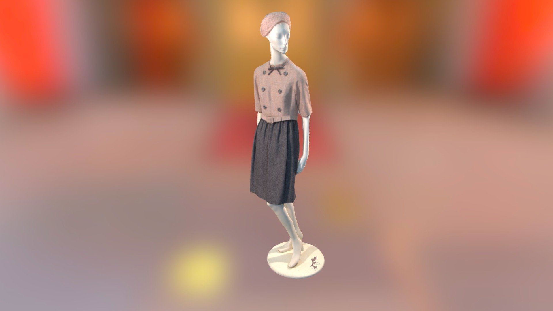 Pink & Grey Dress - Fixed - Download Free 3D model by Seth Berrier (@berriers) [0d9a506] - Sketchfab