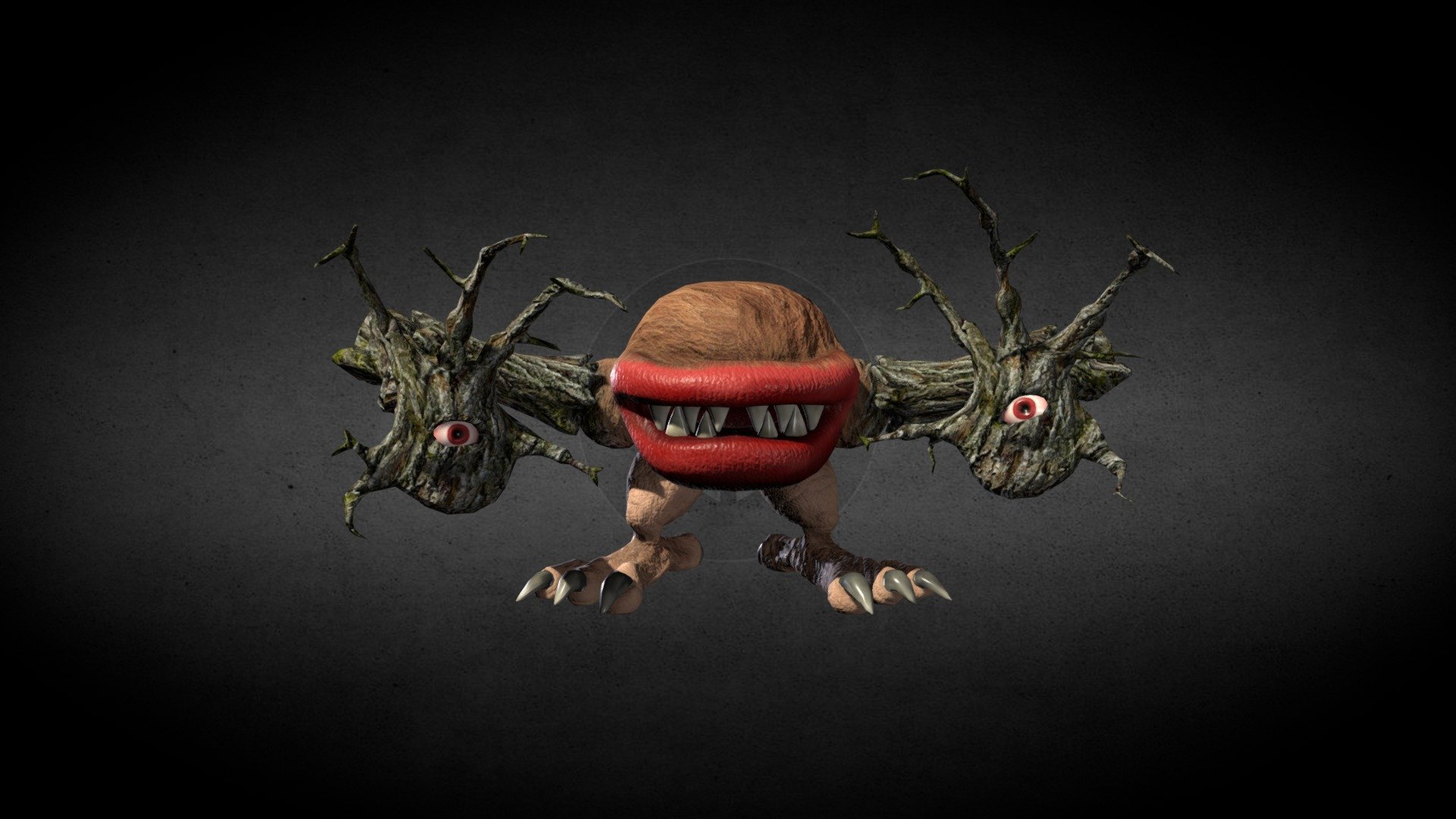 Forest Monster - 3D model by Davide Chiarenza (@IlTurco) [0d9a7bf ...