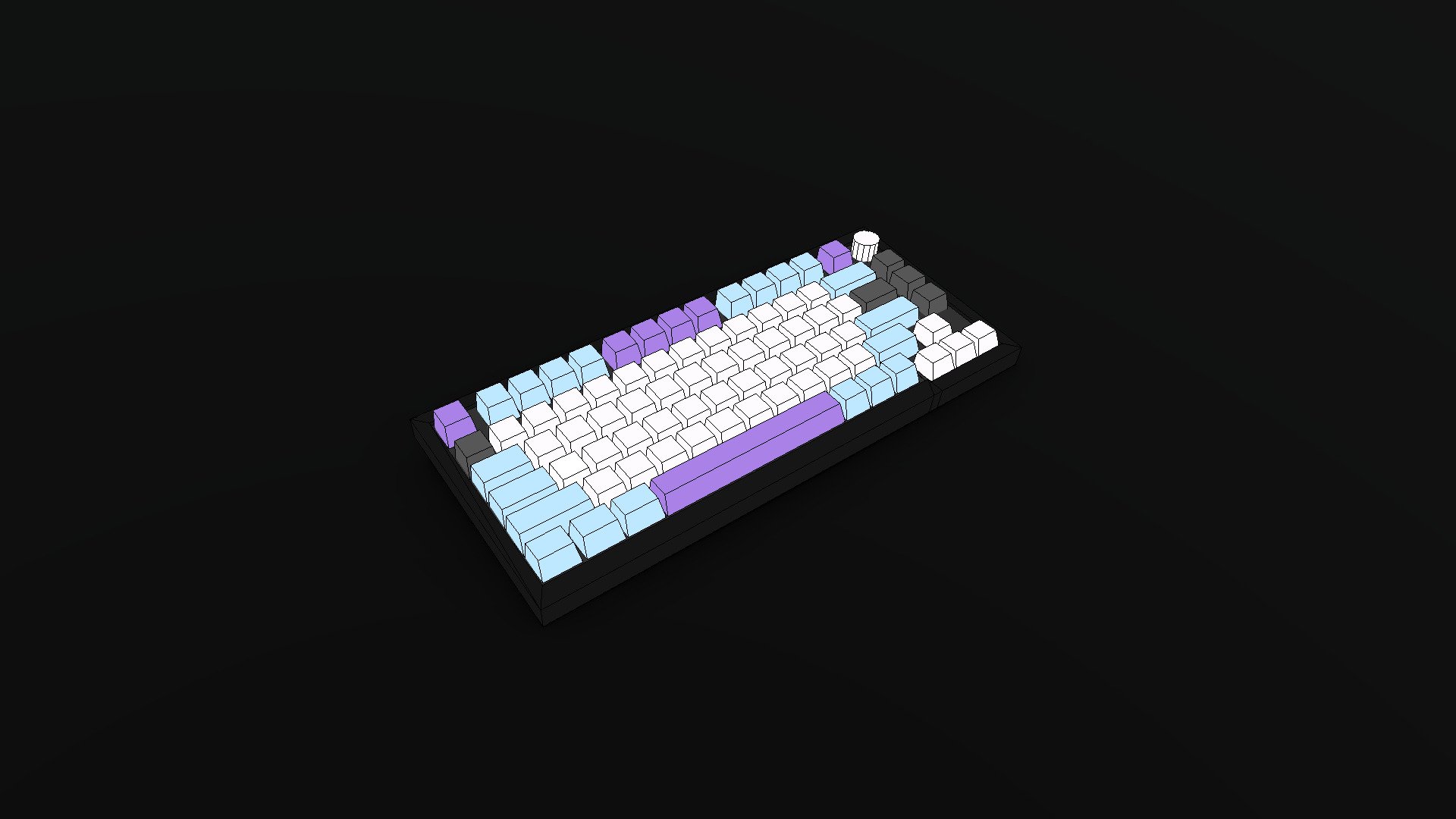 75% keyboard - Download Free 3D model by Panderlon (@hypeout1235 ...