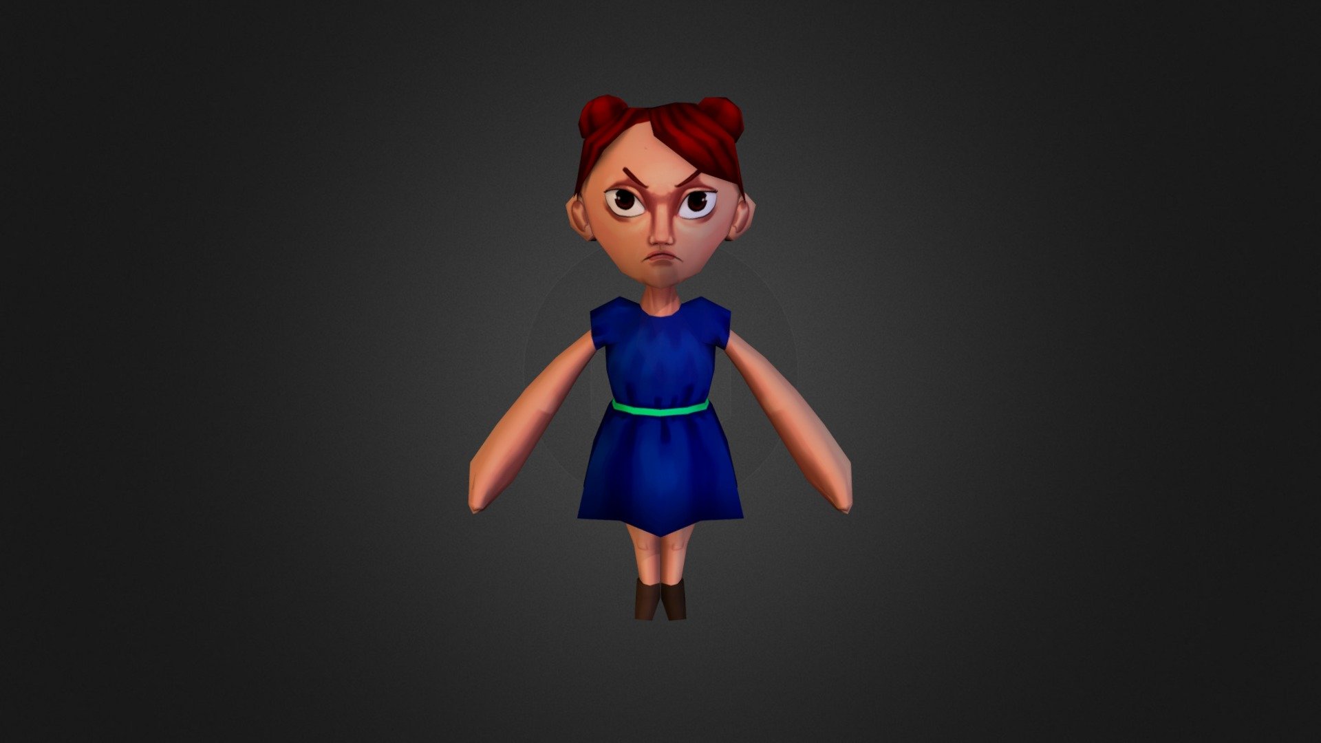 main girl - 3D model by rseeger [0d9b0cb] - Sketchfab