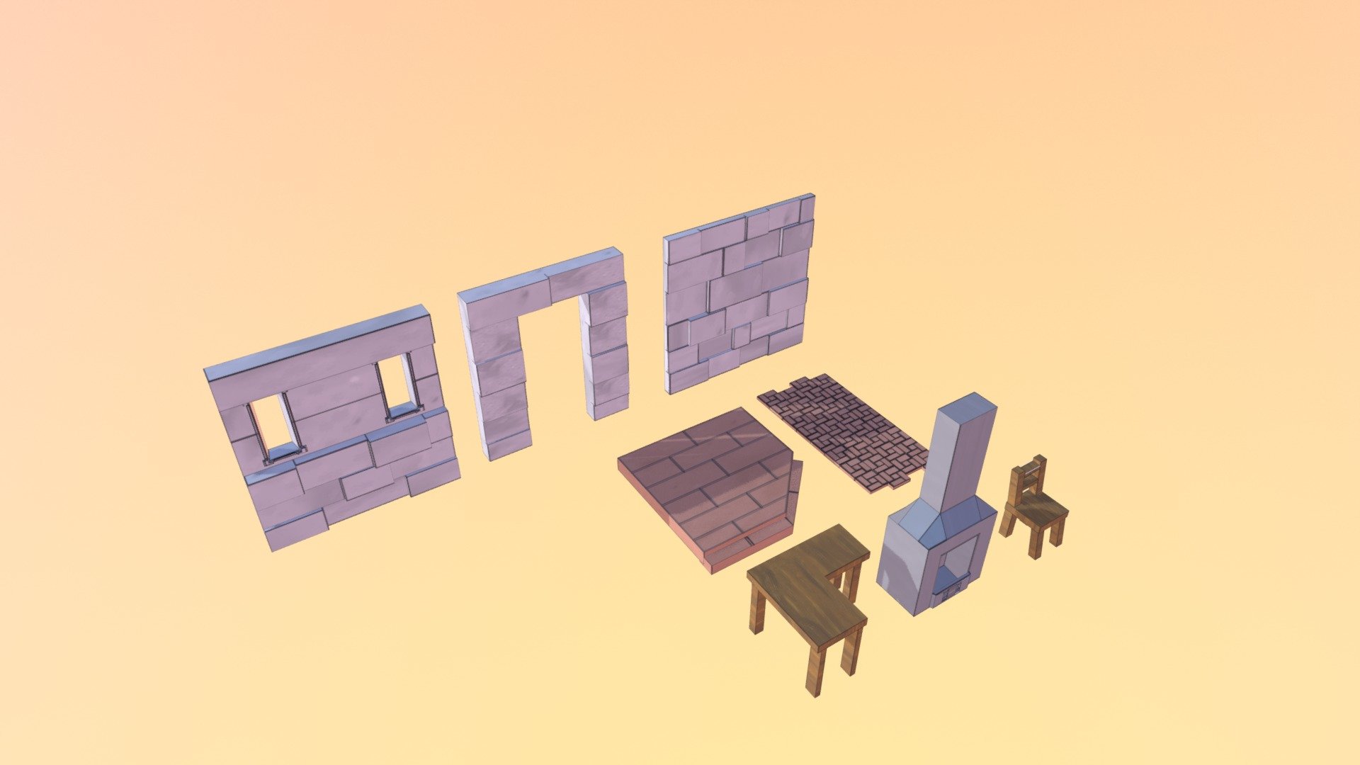 Textured Assets - Assignment 3 - 3D model by Chris Bull ...