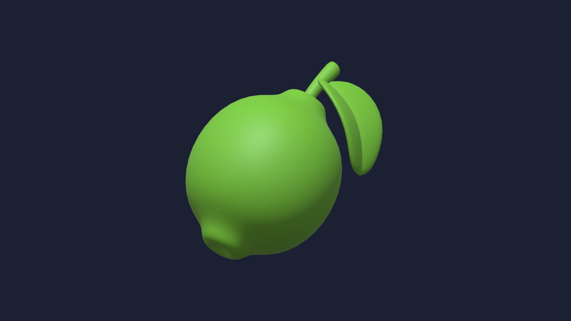 Lime Icon - Buy Royalty Free 3D model by arc.jabbar (@arc_jabbar ...