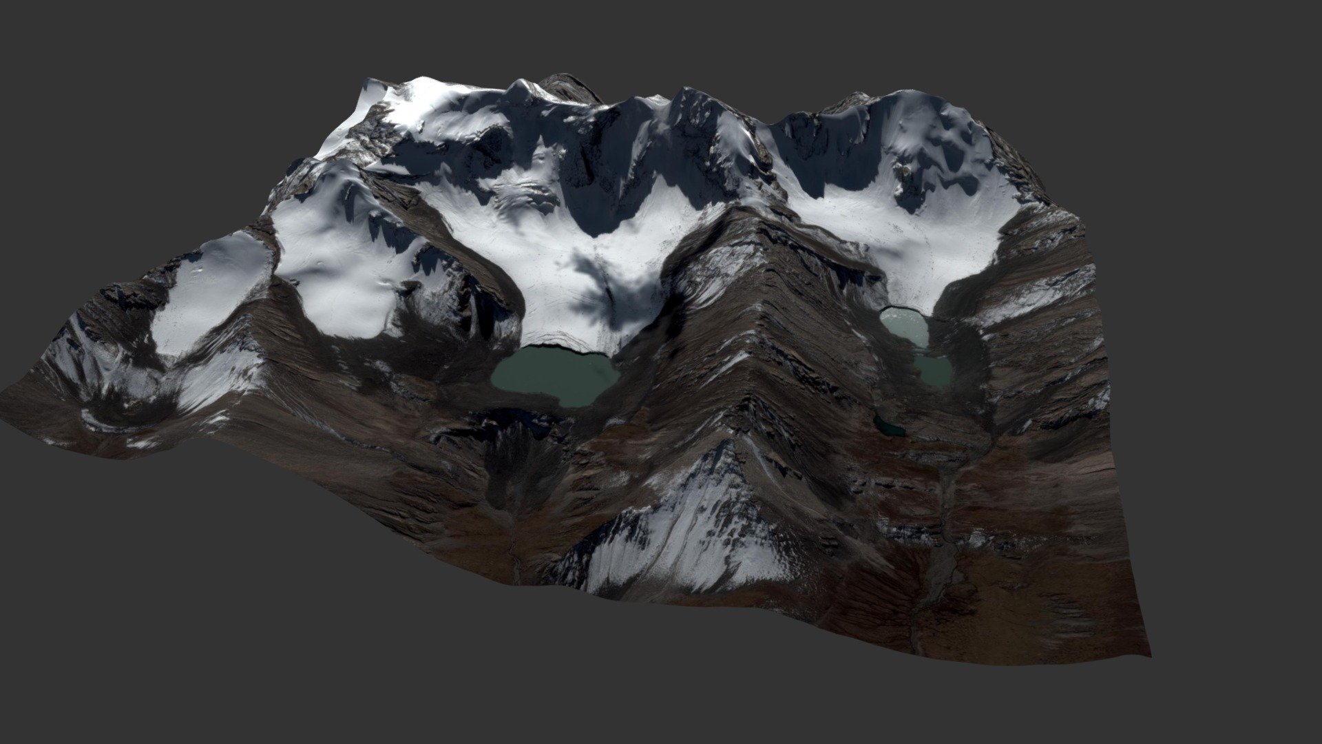 Xinjiang glaciers (2014) v2 - 3D model by Jonathan Chipman (@jonathan ...