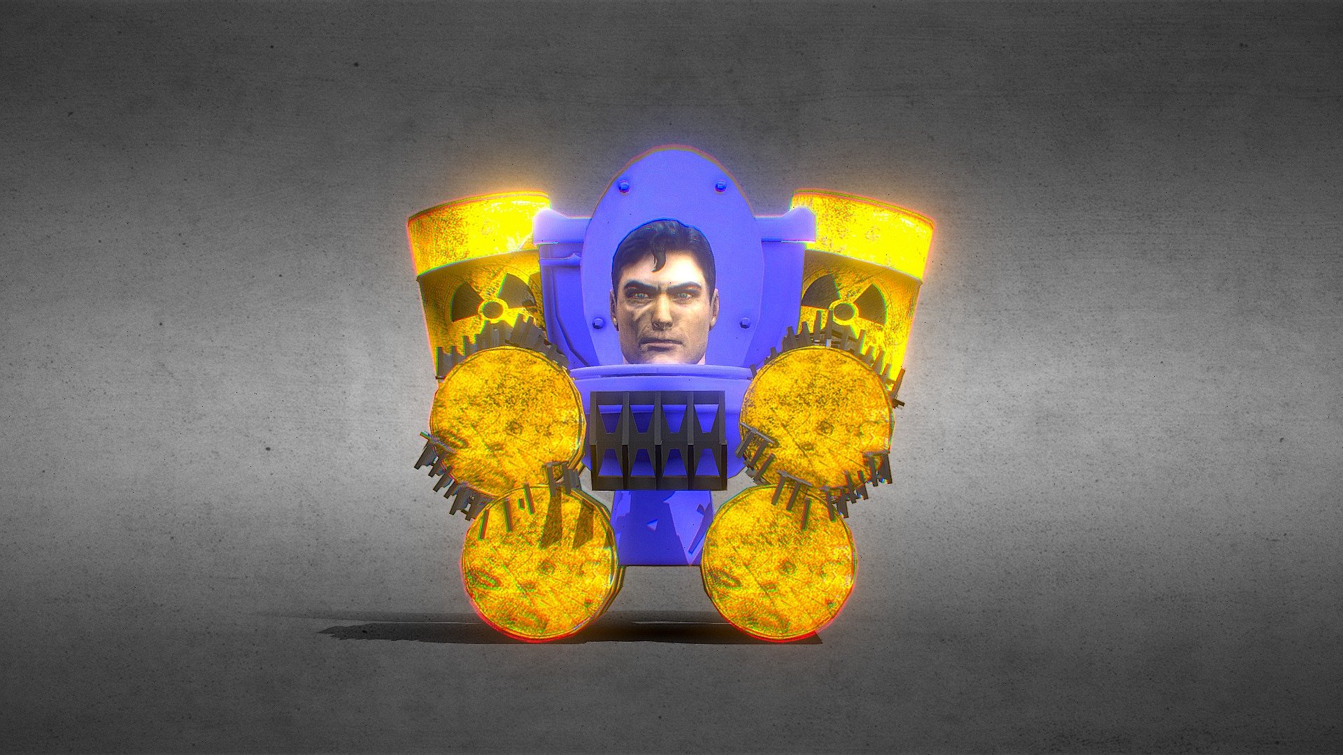 Starman Toilet Kamikaze - 3D model by shut.down [0d9de48] - Sketchfab