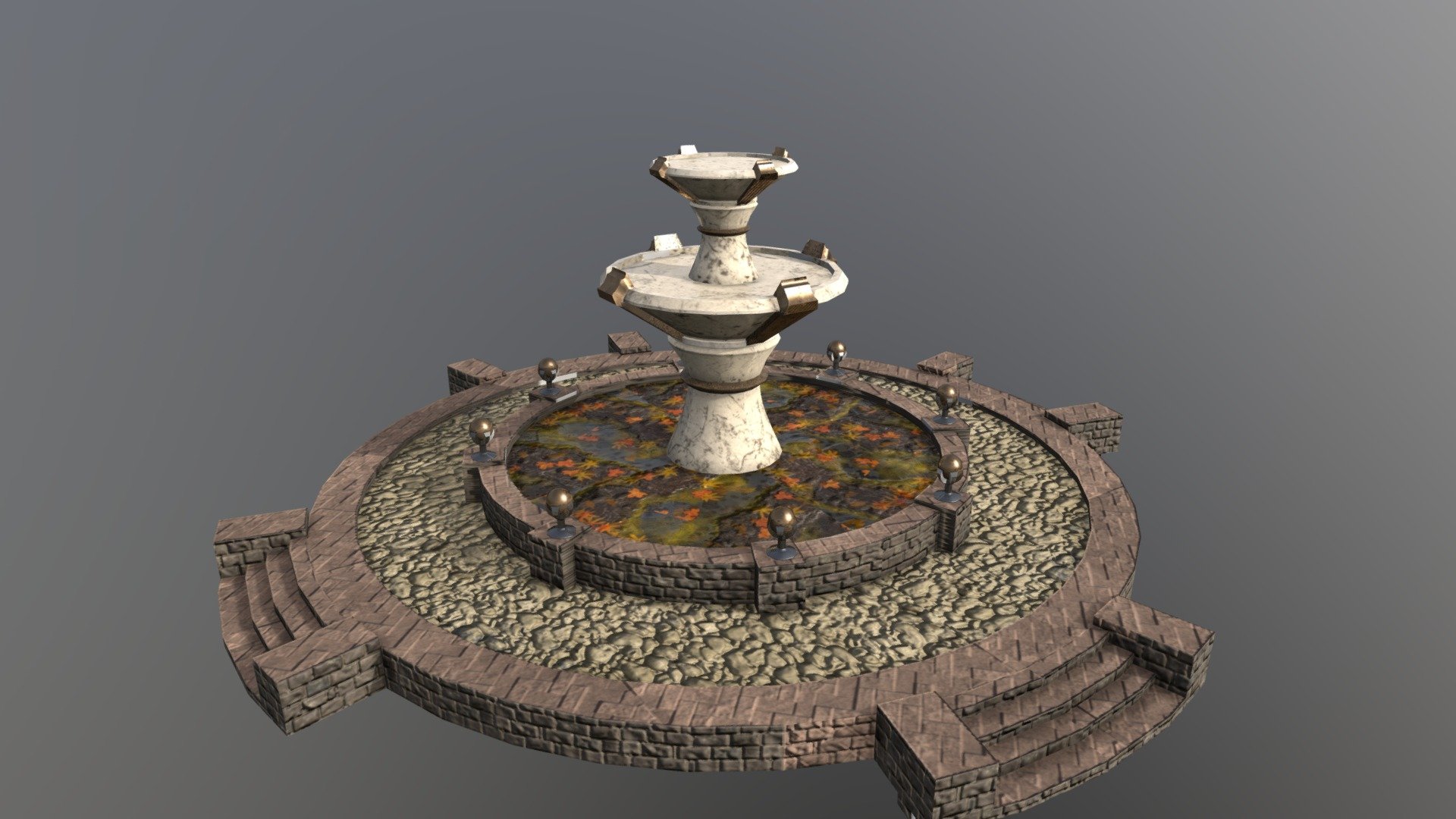Fantasy Fountain - Download Free 3D model by Jayson Stauffer ...