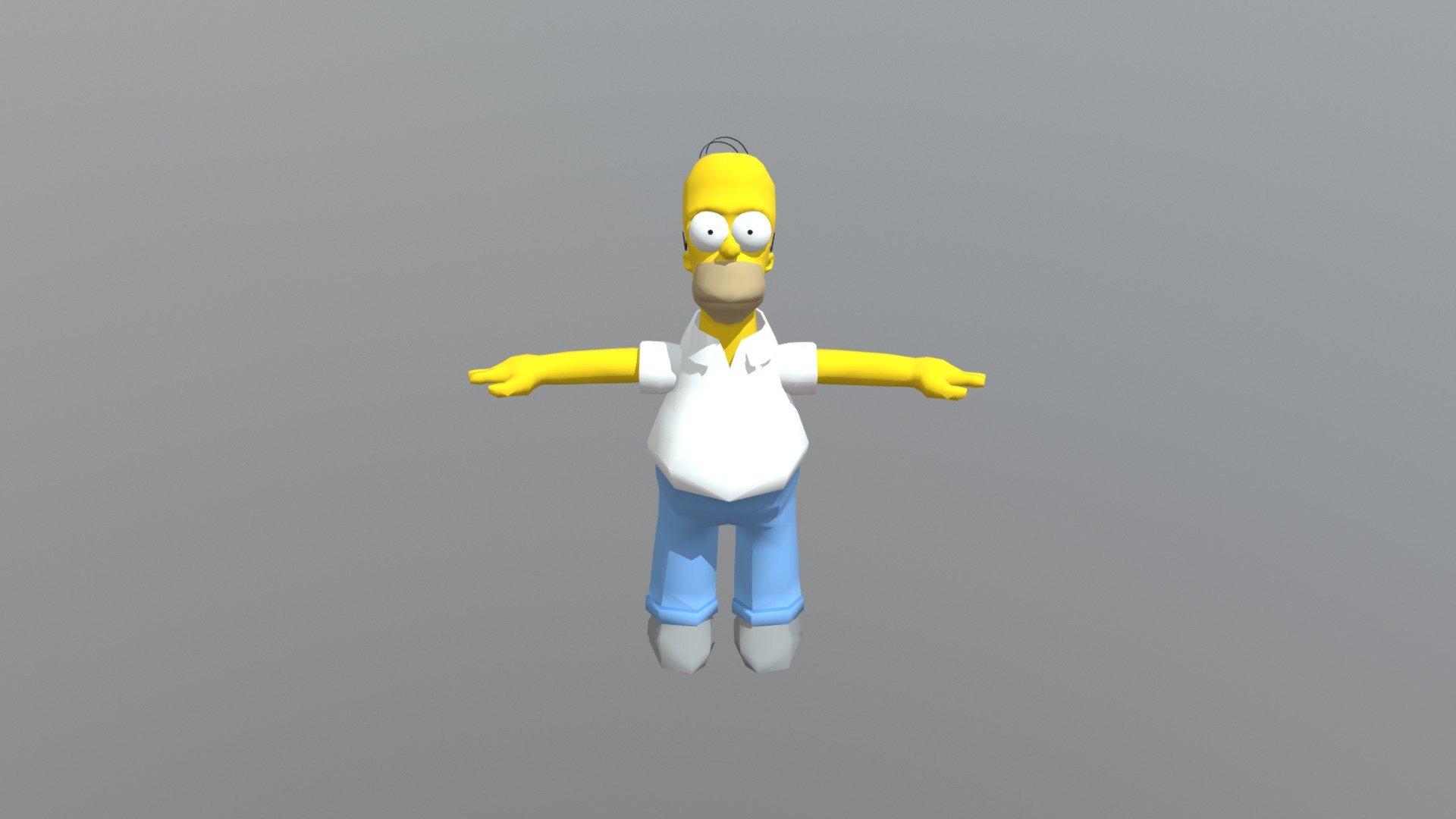 Homer - Download Free 3D model by wombleoni [0d9ff85] - Sketchfab