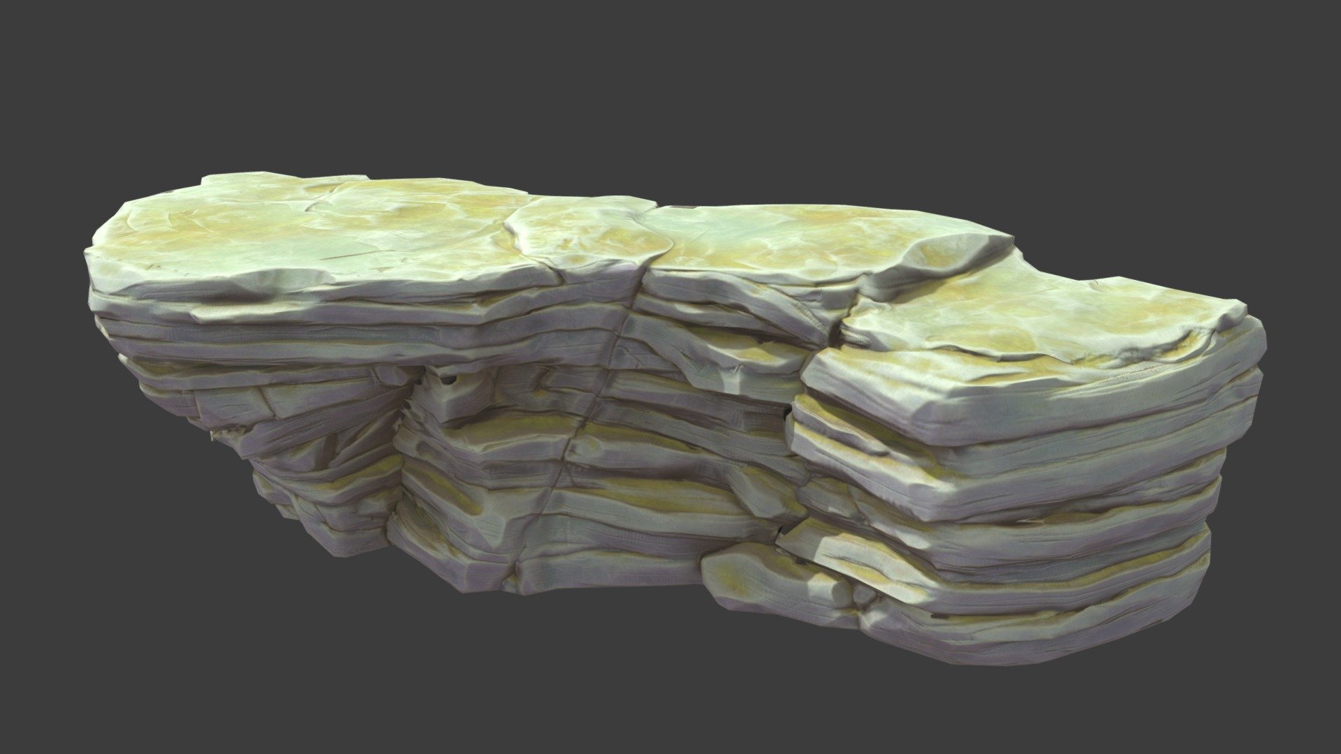 Stylized cliff - 3D model by Syllver [0da057a] - Sketchfab