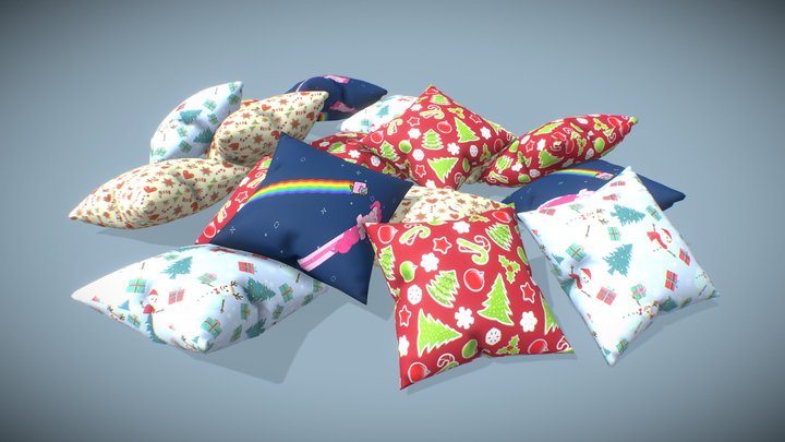 Pillow 3D models - Sketchfab