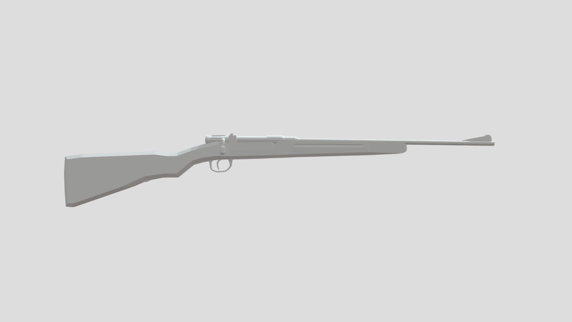 Low-Poly Arisaka Type-38 (Sporterized) - Download Free 3D model by JDAM ...