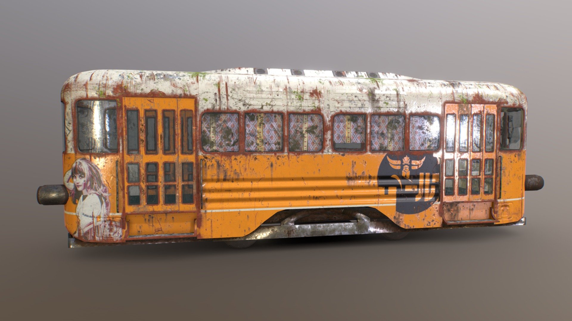 Abandoned train - 3D model by Yann Marzack (@yzack) [0da0e7c] - Sketchfab