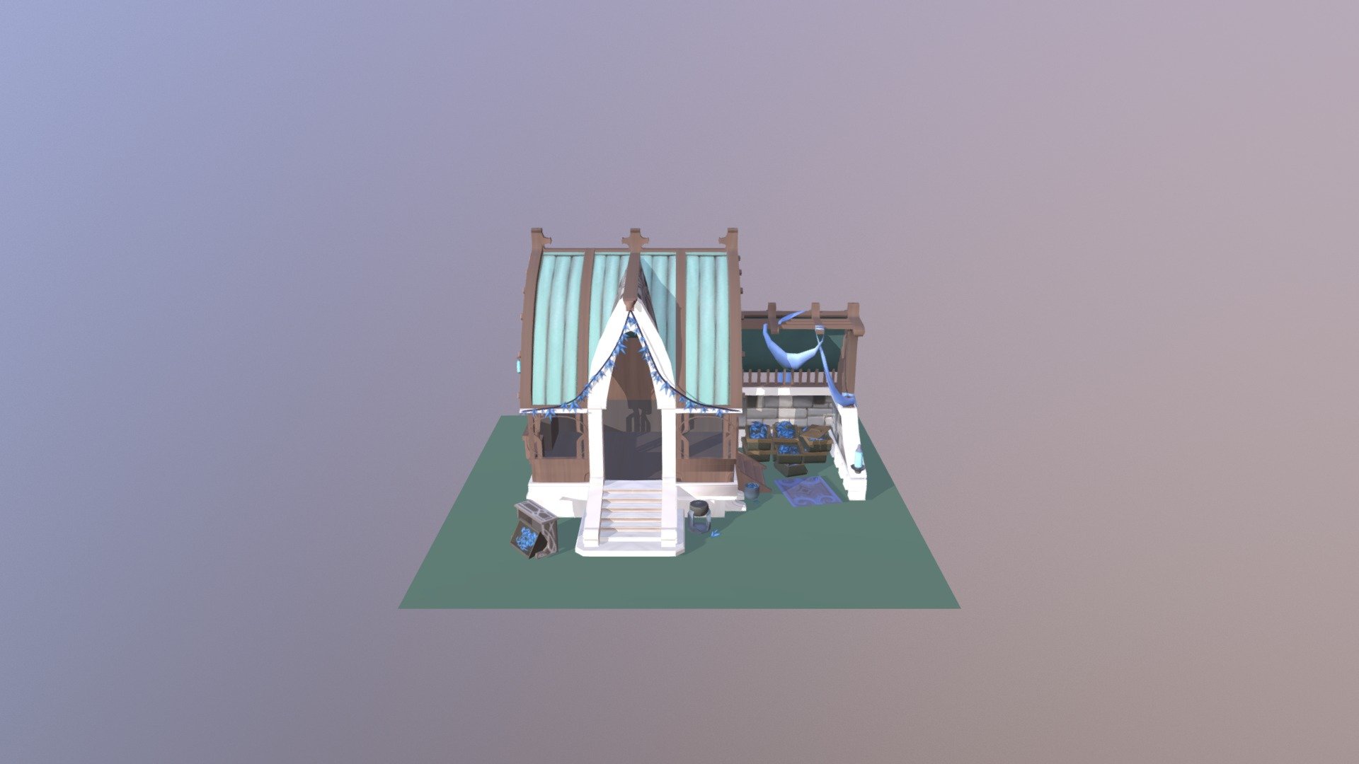 Merchant House - 3D model by imonkeyface [0da0ffb] - Sketchfab