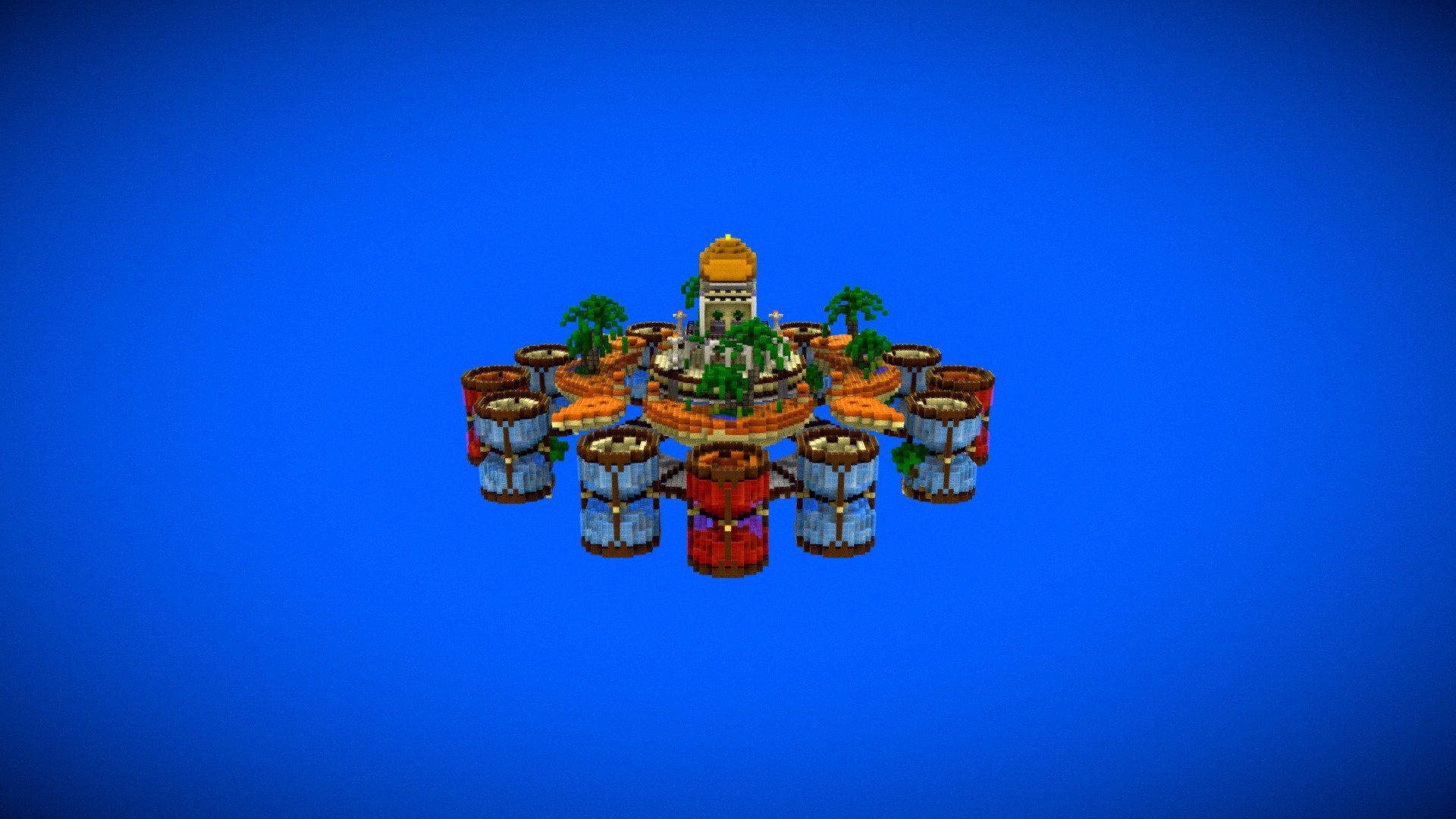 SkyWars HourGlass - 3D model by RedBox Minecraft Studio (@KlashRaick ...