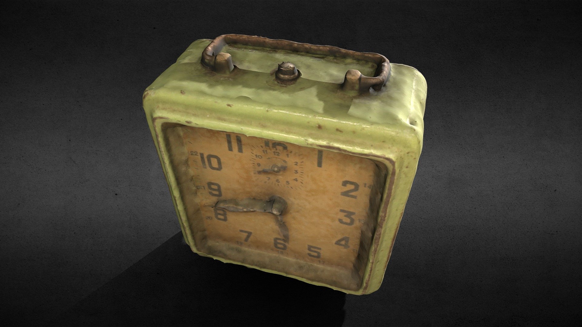 Vintage 40s German Alarm Clock - Download Free 3D model by kuba43211 ...