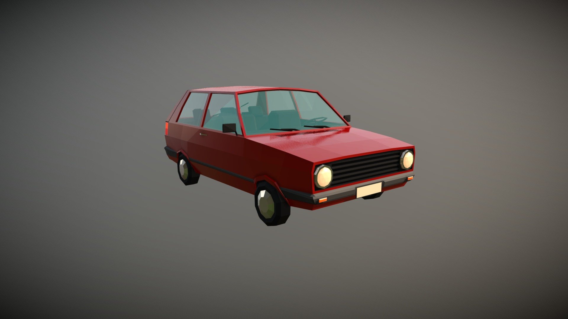 Low Poly City Car 03 - Buy Royalty Free 3D model by Linder-Media ...