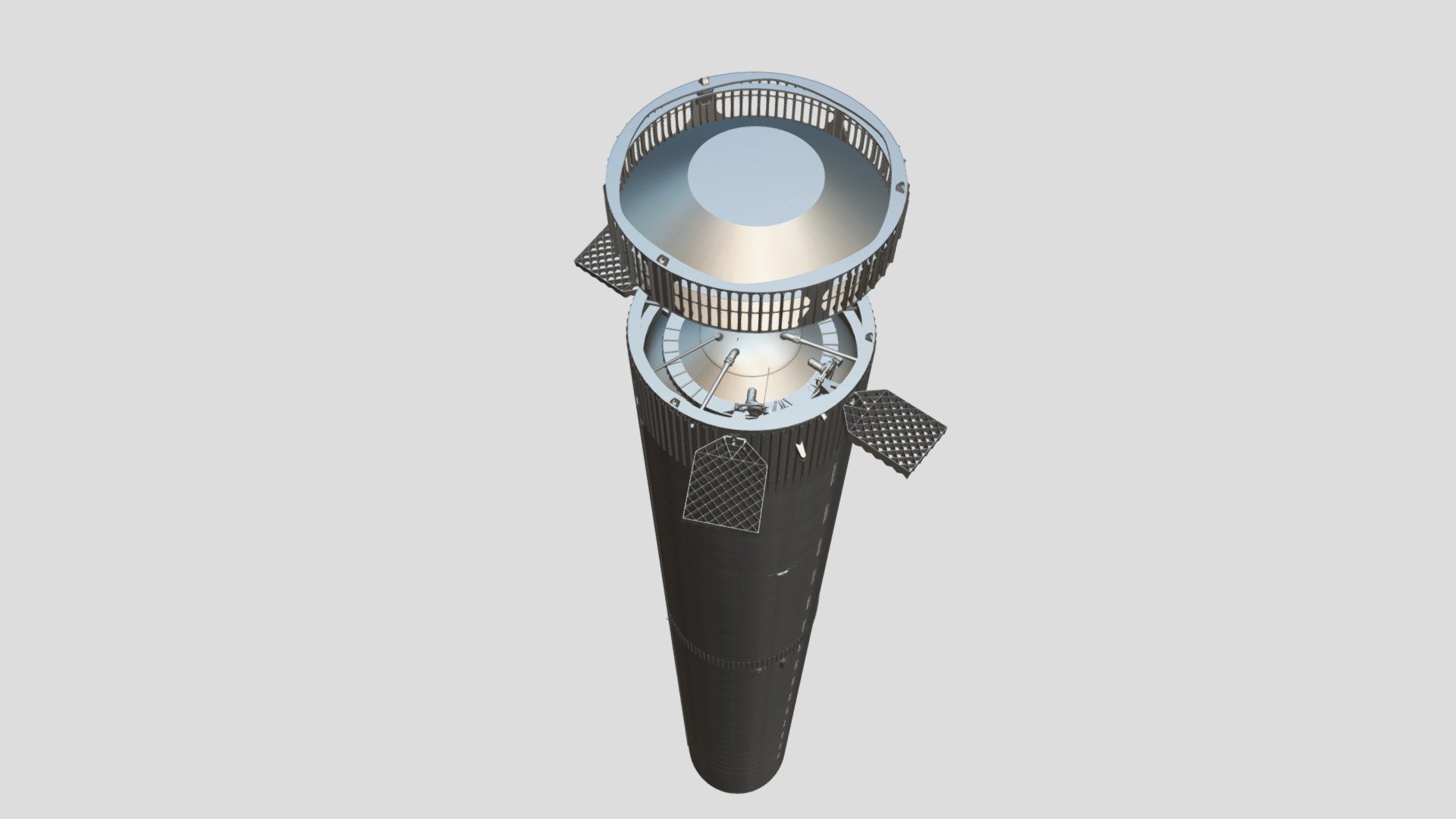 SpaceX Superheavy Booster 9 - 3D model by Echo_3 [0da3c89] - Sketchfab