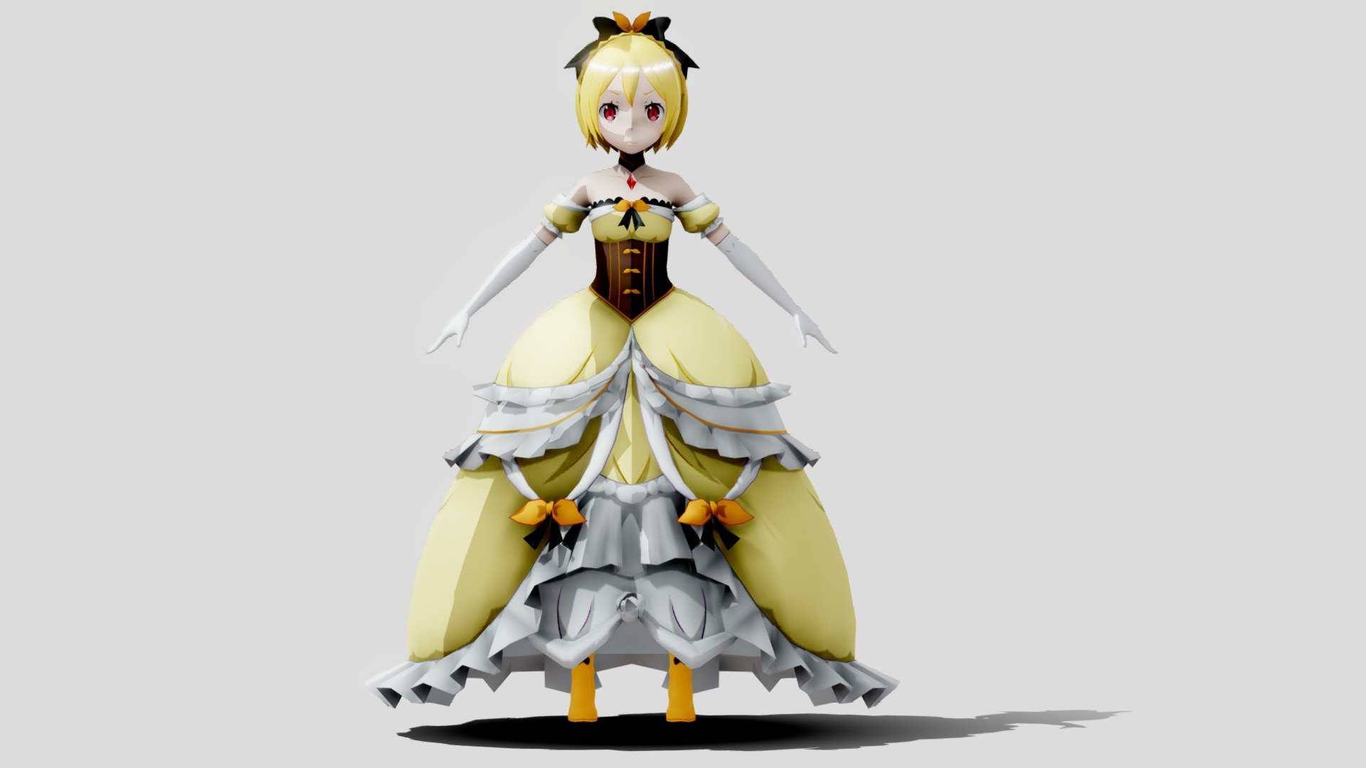 Felt_ Dress, Re: Zero INFINITY - Download Free 3D model by 雨宮レン ...