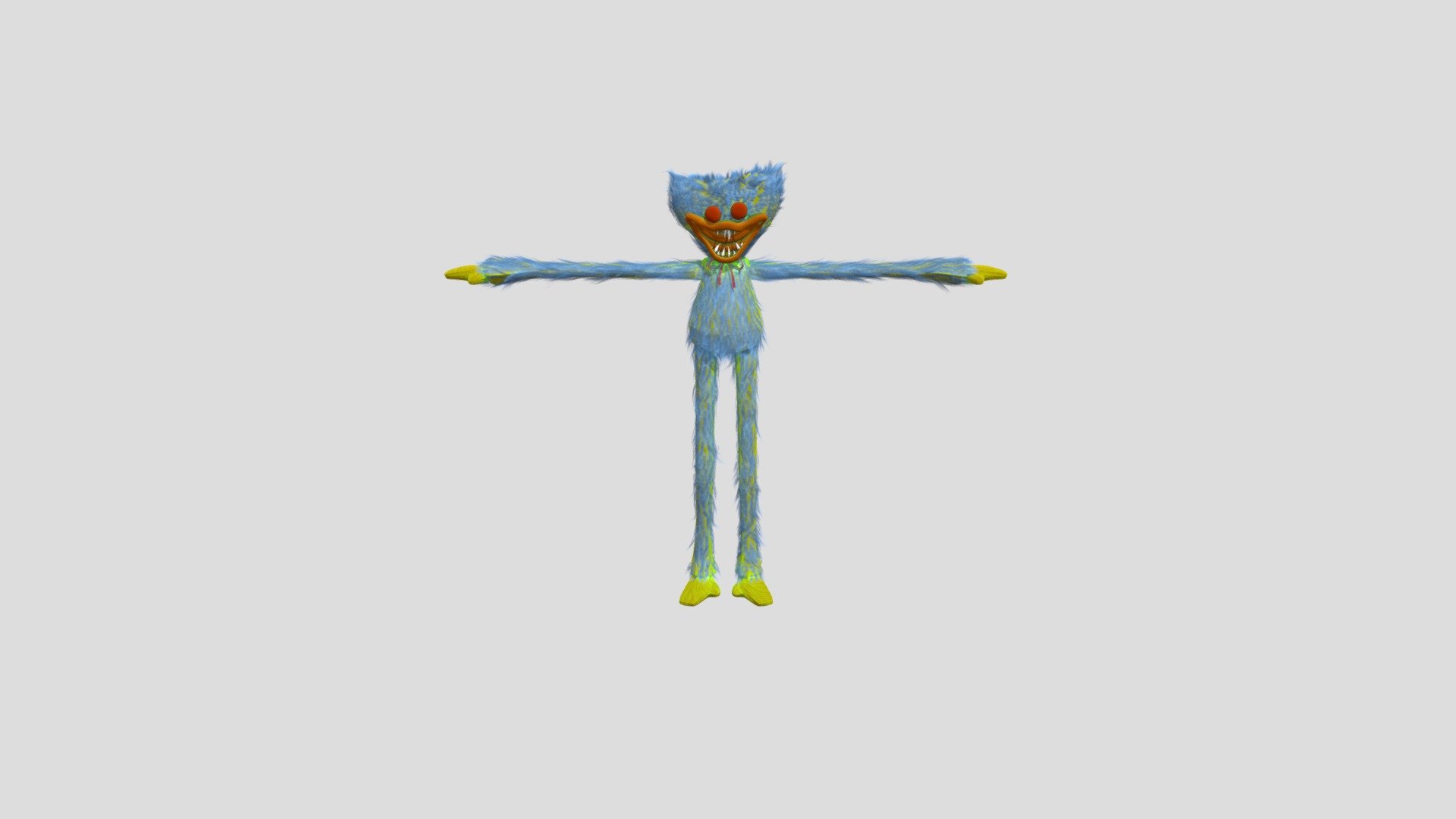 Huggy wasa - Download Free 3D model by Kkjhgdegg (@slendermanytv ...