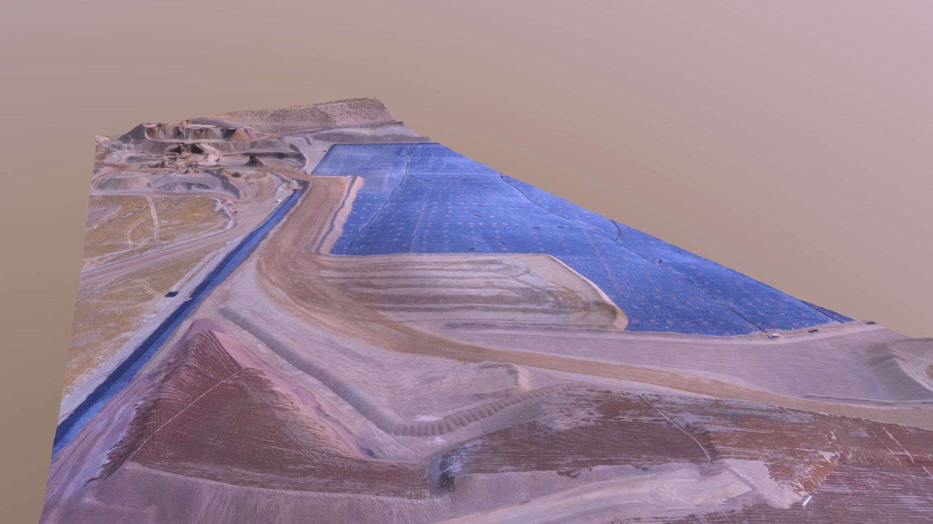 Florida Canyon Leach Pad - 3D model by Cloud Data (@dallasvz) [0da66b1 ...