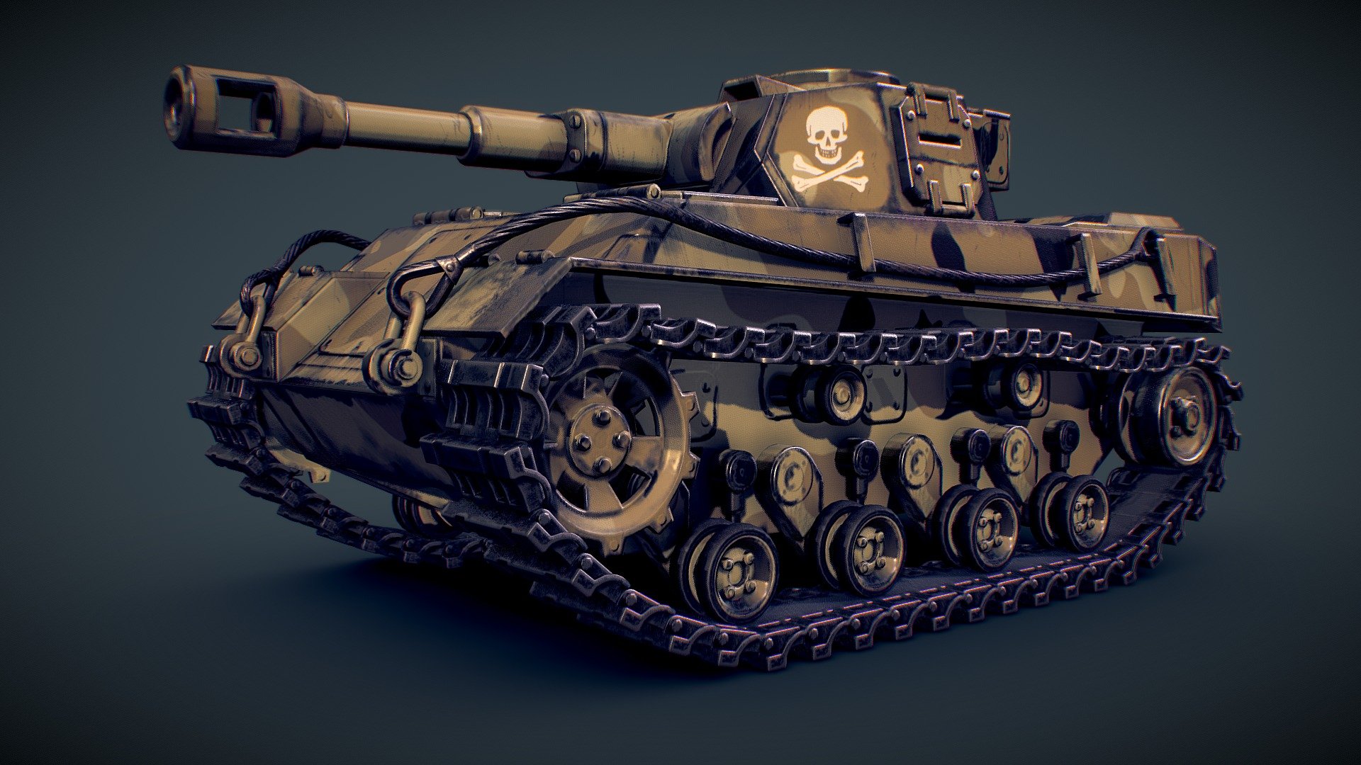 CARTOON PANZER - 3D model by Sladegeorg [0daa55b] - Sketchfab