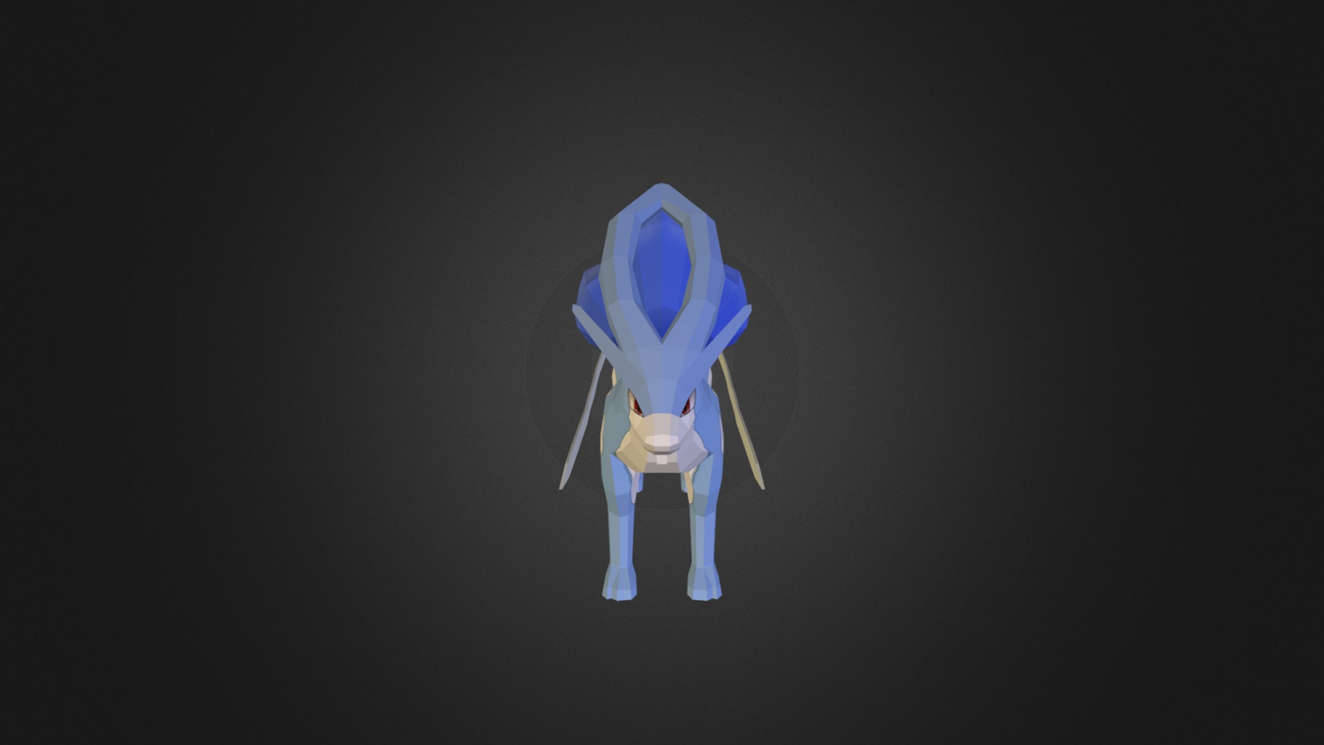 Suicune Shiny - 3D model by themidnightmage [0daabd1] - Sketchfab