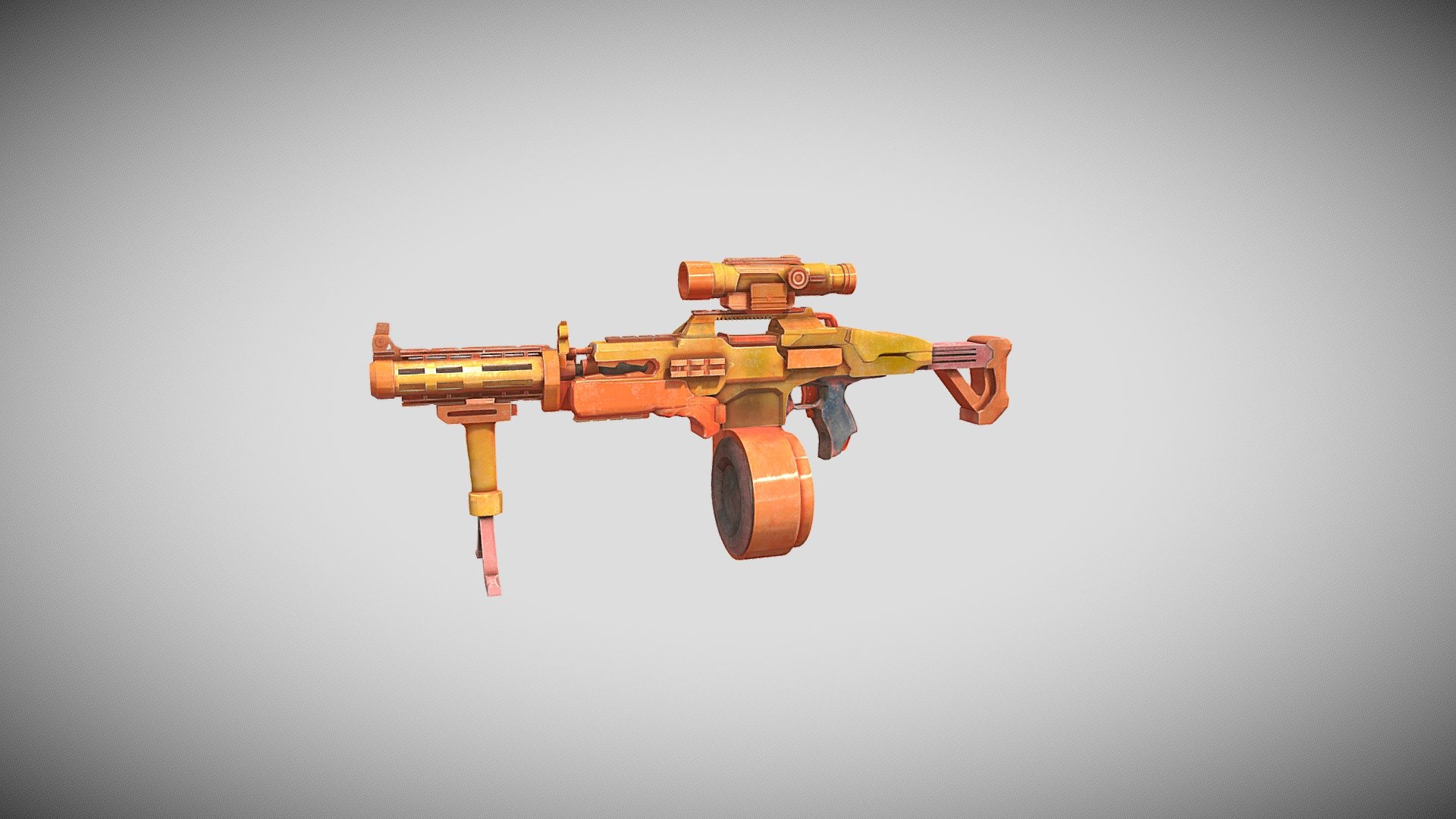 nerf Gun - 3D model by kkongvong [0dabdb9] - Sketchfab