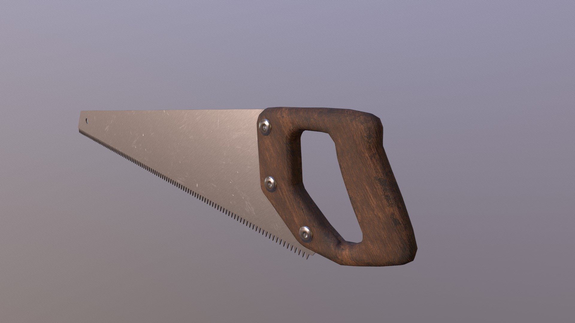 Hand Saw Low Poly - 3D model by Dario Ban (@NeoWick) [0dad653] - Sketchfab