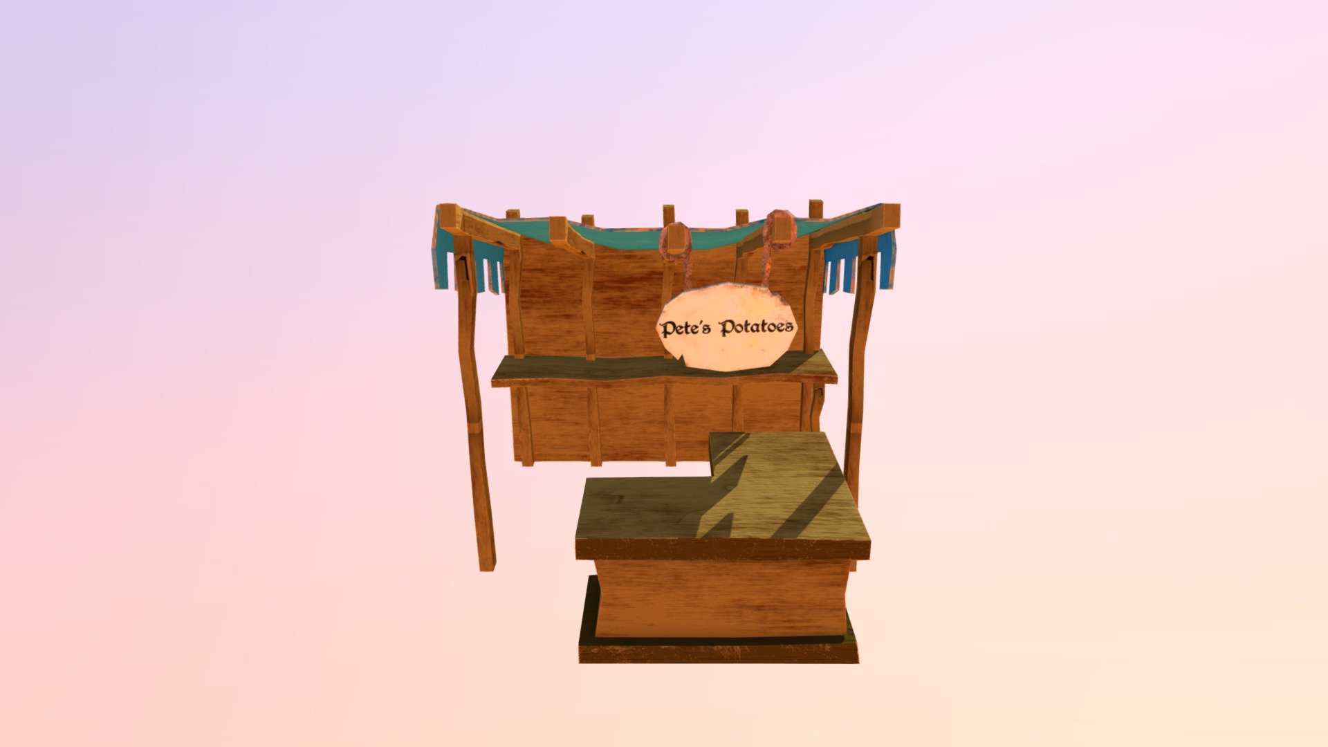 Food Stand - 3D model by stephenjudge [0dae735] - Sketchfab