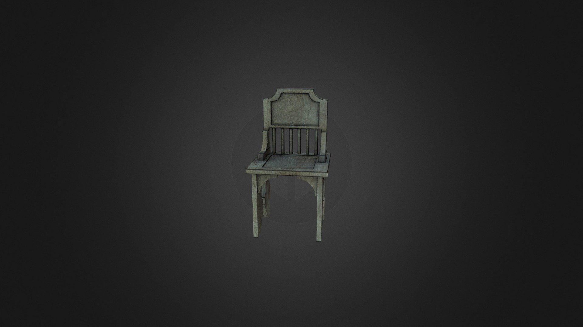Medieval Low Poly Wood Chair 3 (Skyrim style) - Download Free 3D model ...