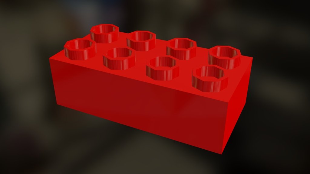 Lego Block - Download Free 3D model by Zoinks360 [0db2a69] - Sketchfab