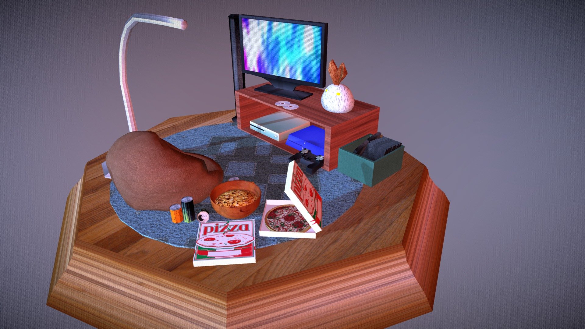 Game Room - 3D model by M.Howard [0db36c6] - Sketchfab