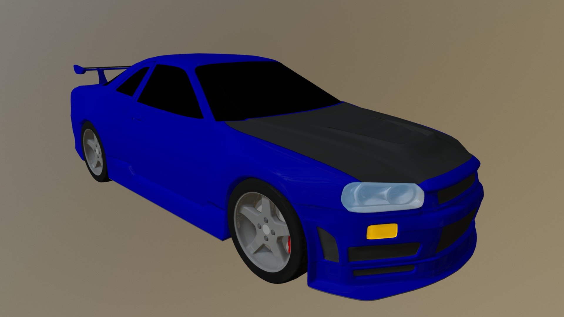 Nissan Skyline Gt R R34 Download Free 3d Model By Newgrado 0db3bfd
