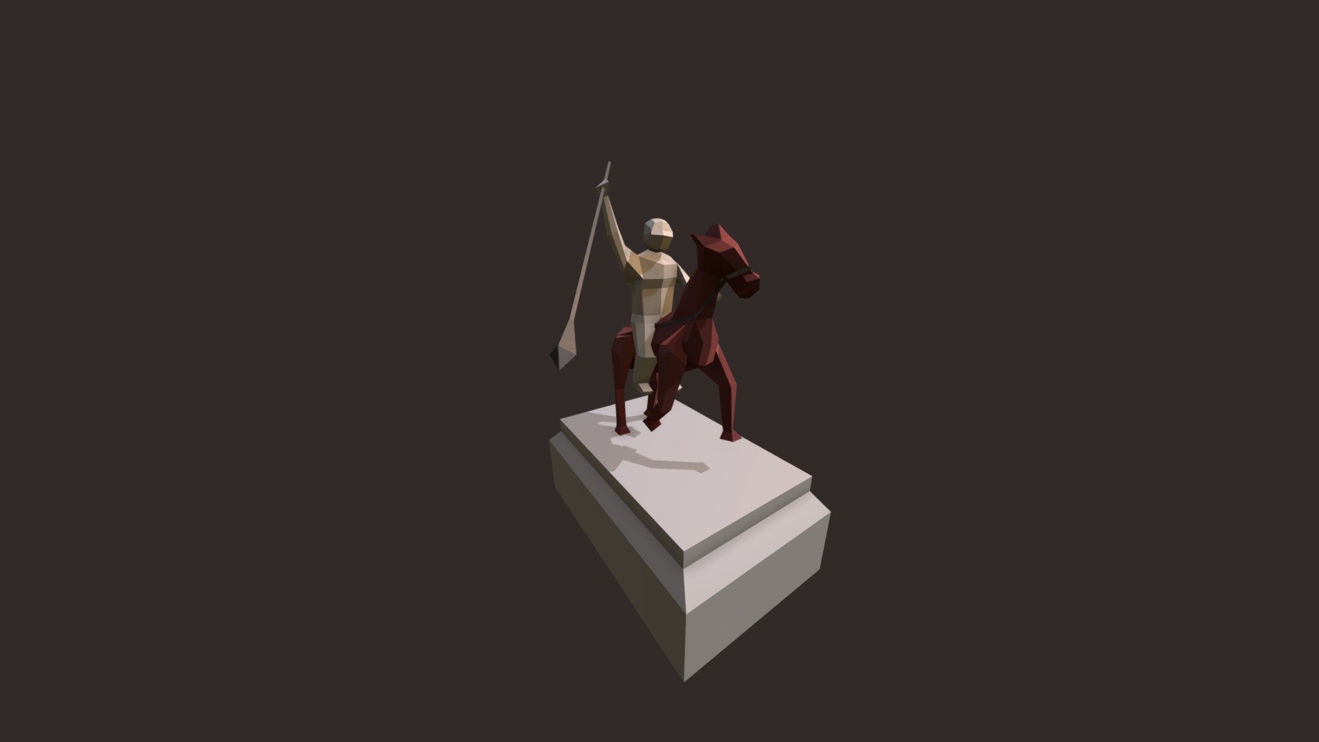 Low-poly Monument - Download Free 3D model by EncoderX [0db60d2 ...