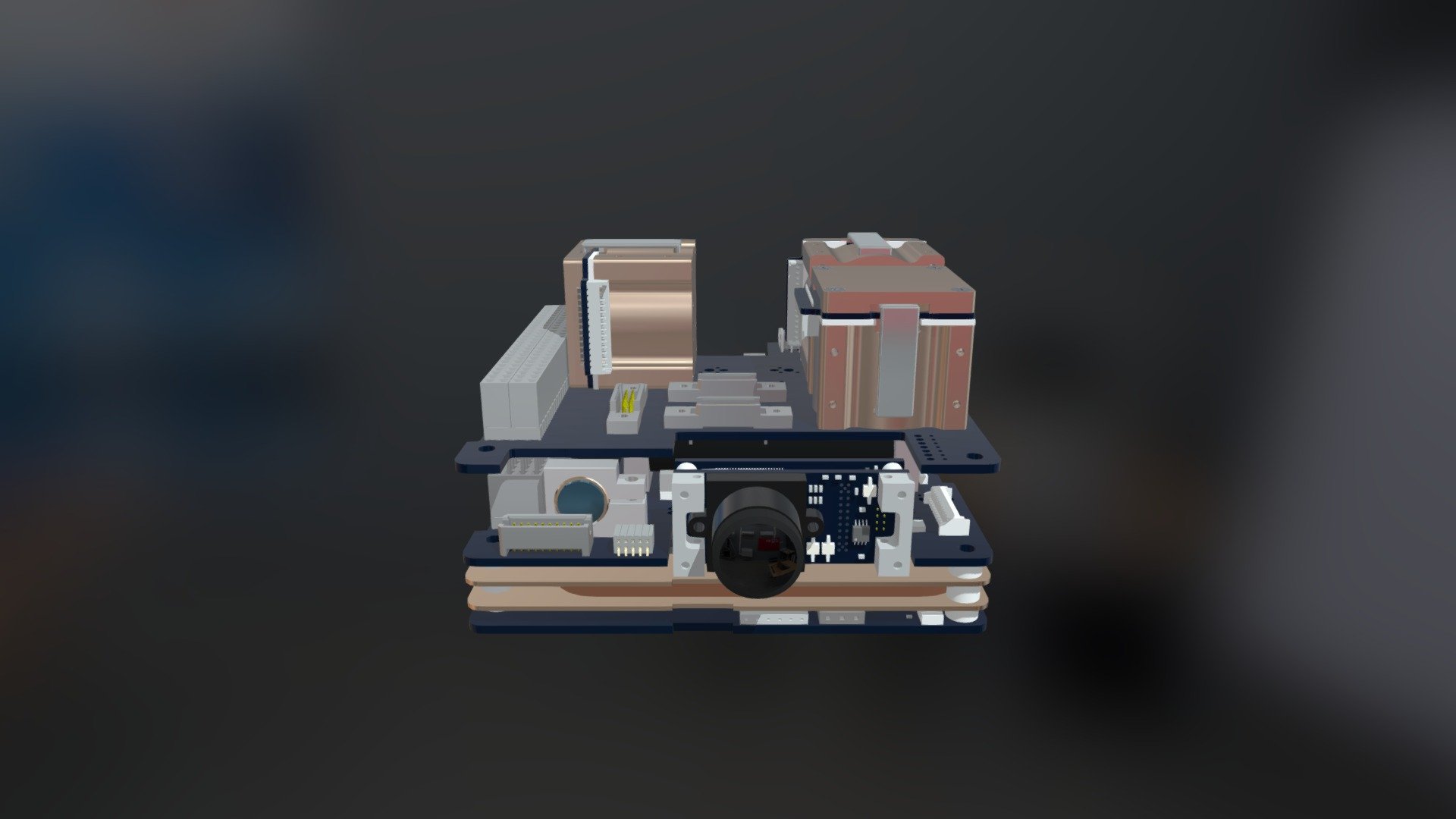 CUBE ADCS GEN1 3U - 3D model by BARZILAI [0db6647] - Sketchfab