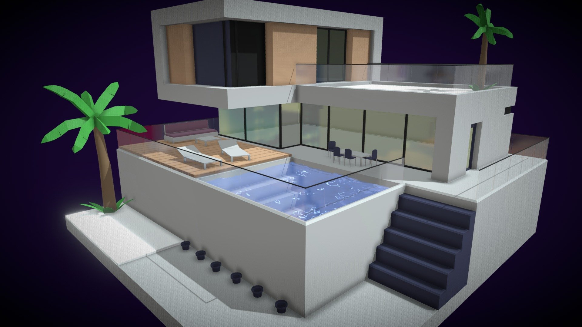 3d stylized house - 3D model by sunil.aduniversalstudio [0db7058 ...