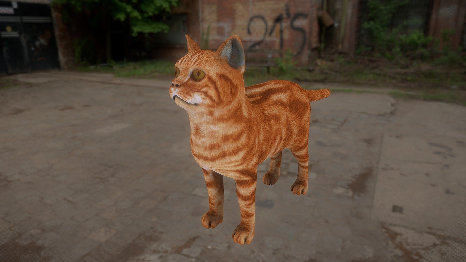 Cat 3D Model (FREE) - Download Free 3D model by Empire (@empire2ofearth ...
