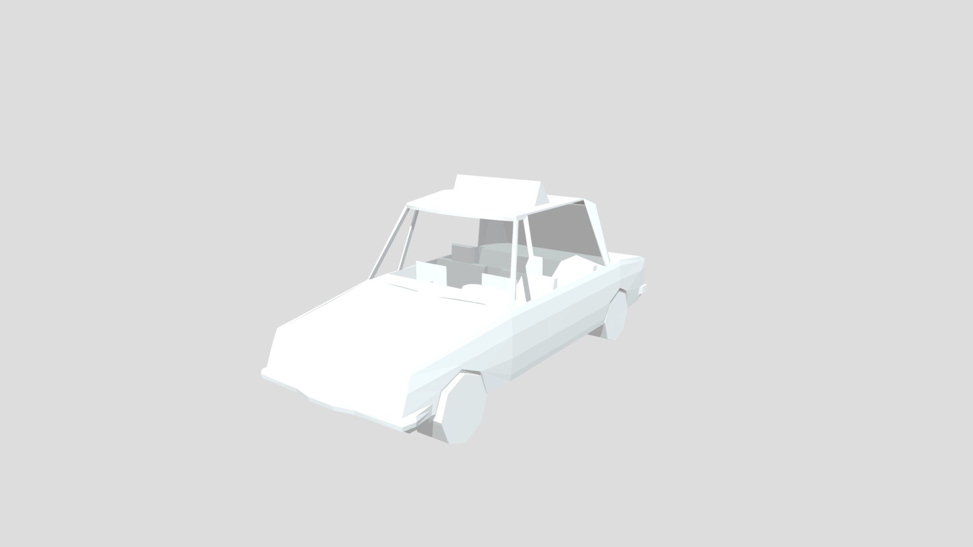 PaRappa The Rapper: U- Drive-U Car - Download Free 3D model by ...