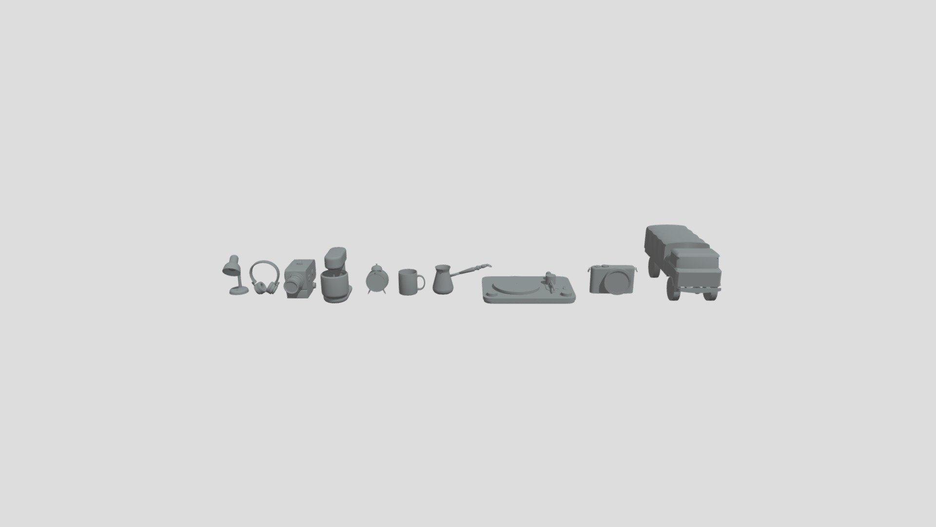 [HW XYZ School] Draft 10 Object (blocking) - Download Free 3D model by Aleksey_UMat [0dba089 ...