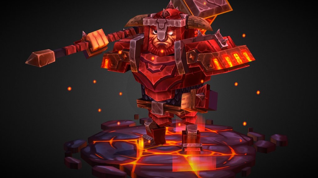 The Volcanic Hammer - 3D model by Alex Sandro Marinho ...