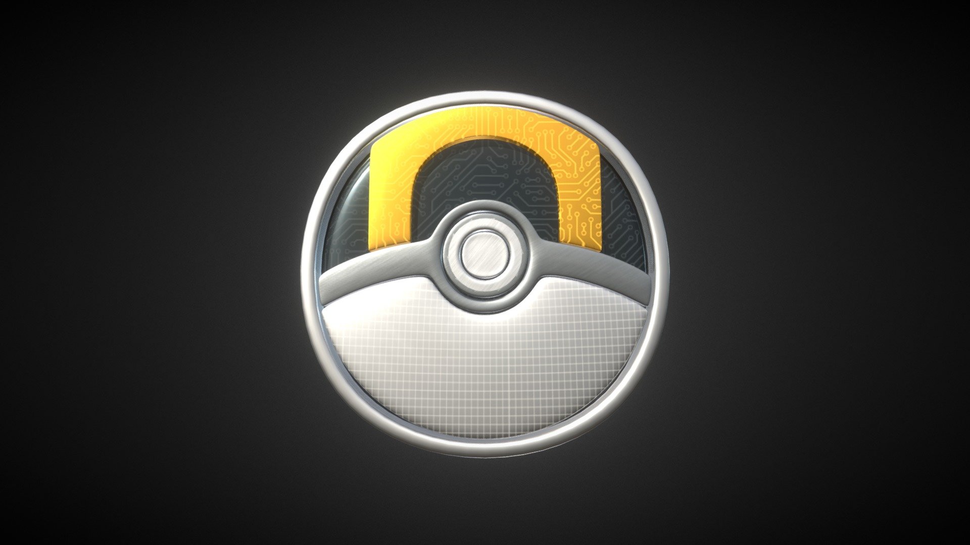 Pokémon Design Set: Ultraball - 3D model by N0RTH (@n0rthern) [0dbb274 ...