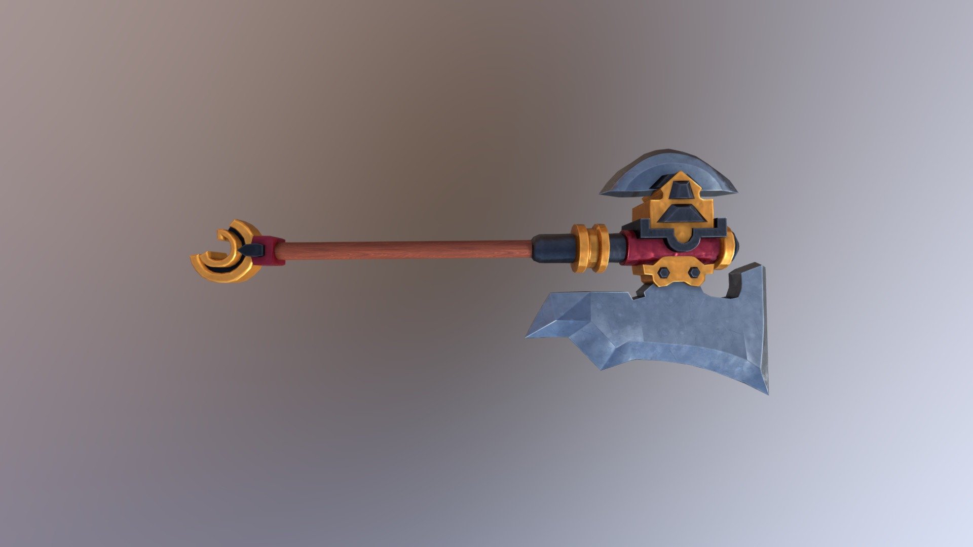 Stylized Weapon - 3D model by zefgm [0dbf14b] - Sketchfab