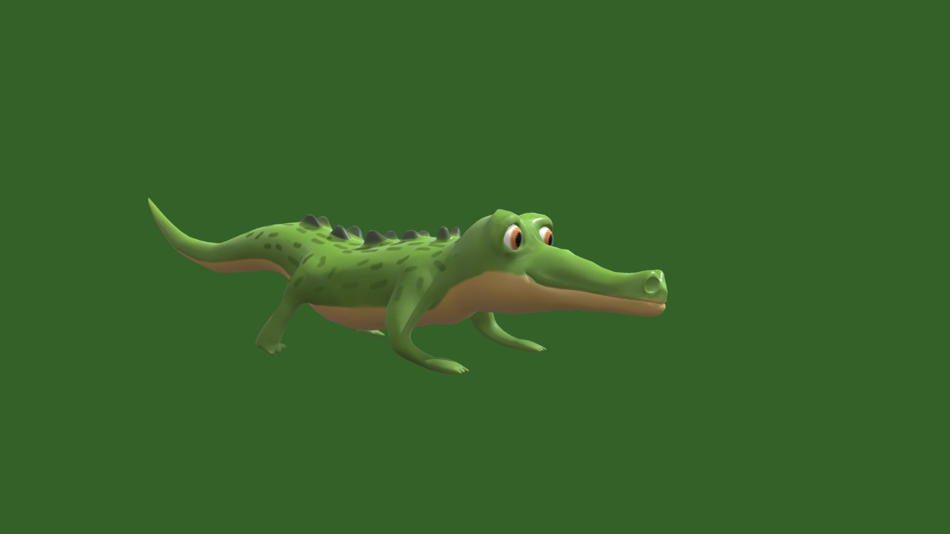 Crocodile 🐊 rigged blender - Download Free 3D model by Brijesh_khaped ...